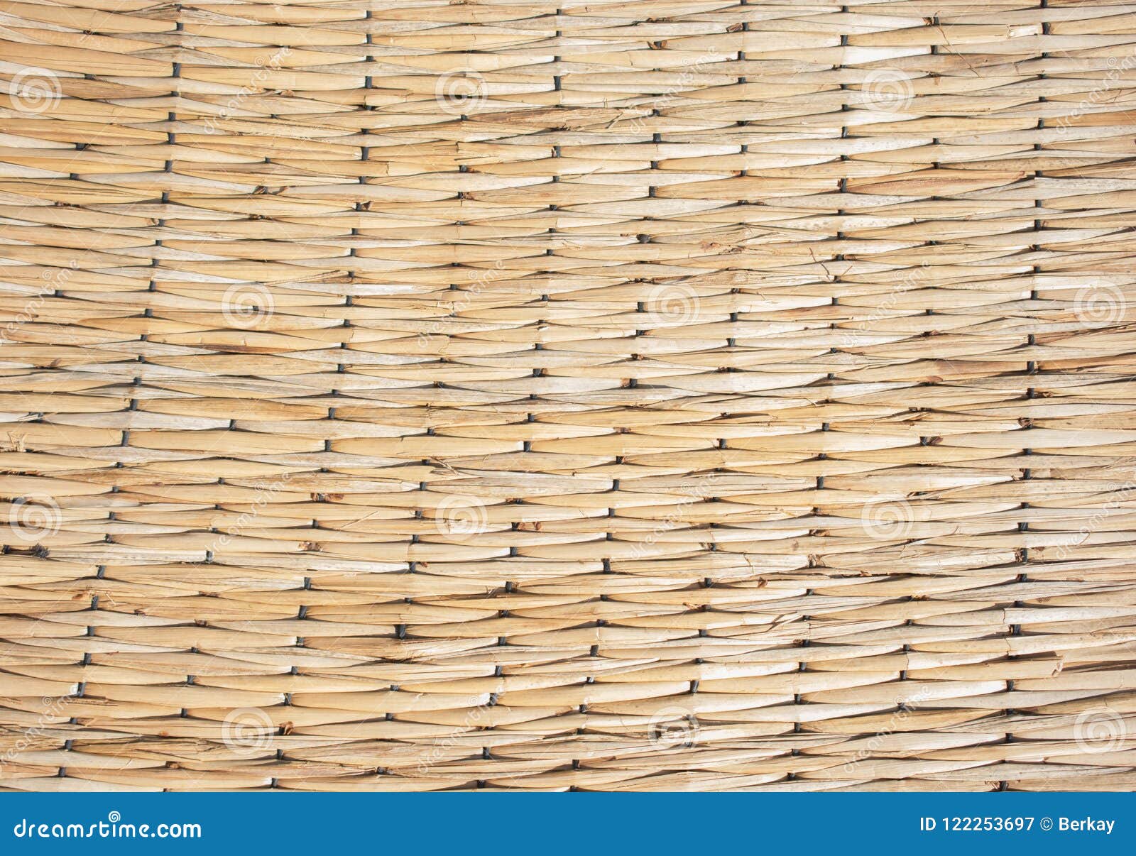 Straw Mat Pattern As Background Surface Stock Image - Image of ...