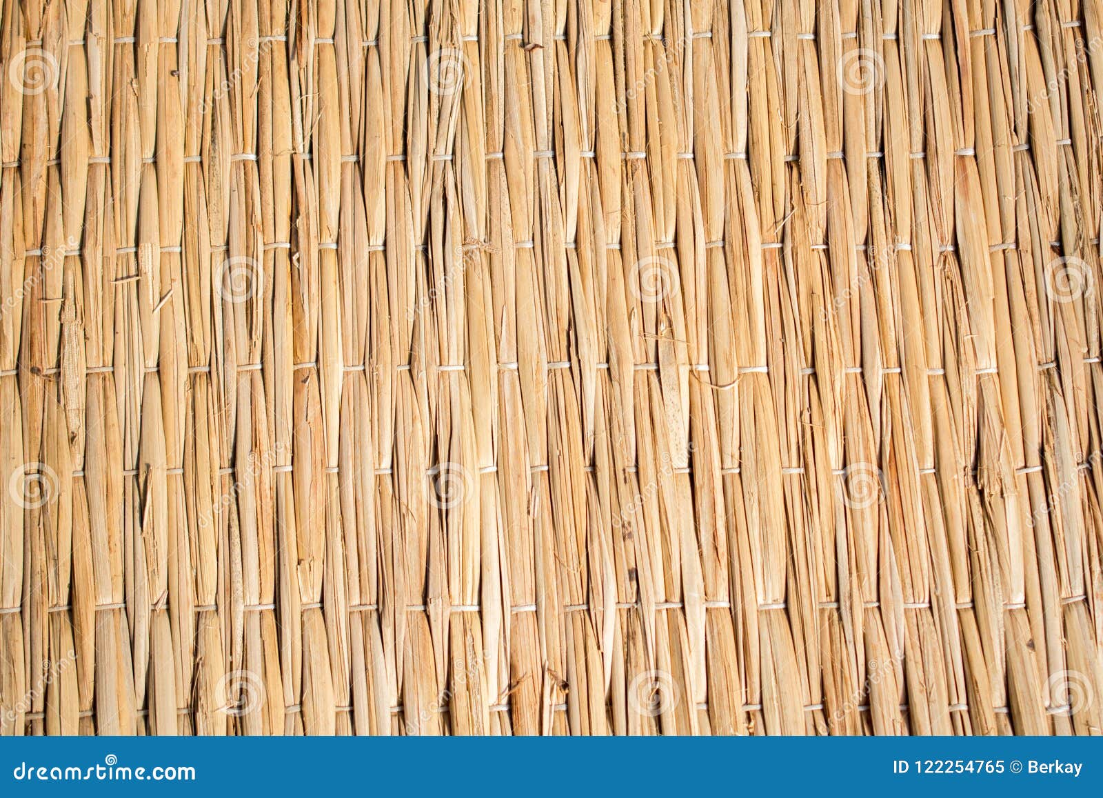 Straw Mat Pattern As Background Surface Stock Image - Image of brown ...