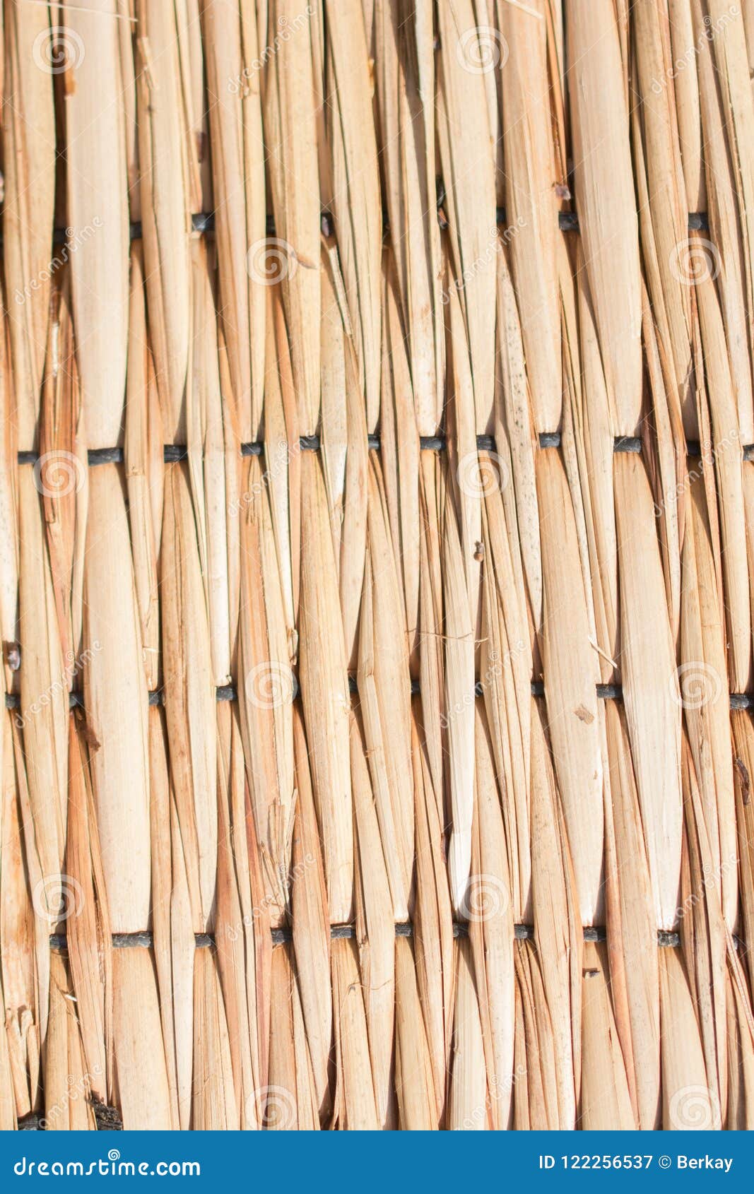 Straw Mat Pattern As Background Surface Stock Image - Image of floor ...