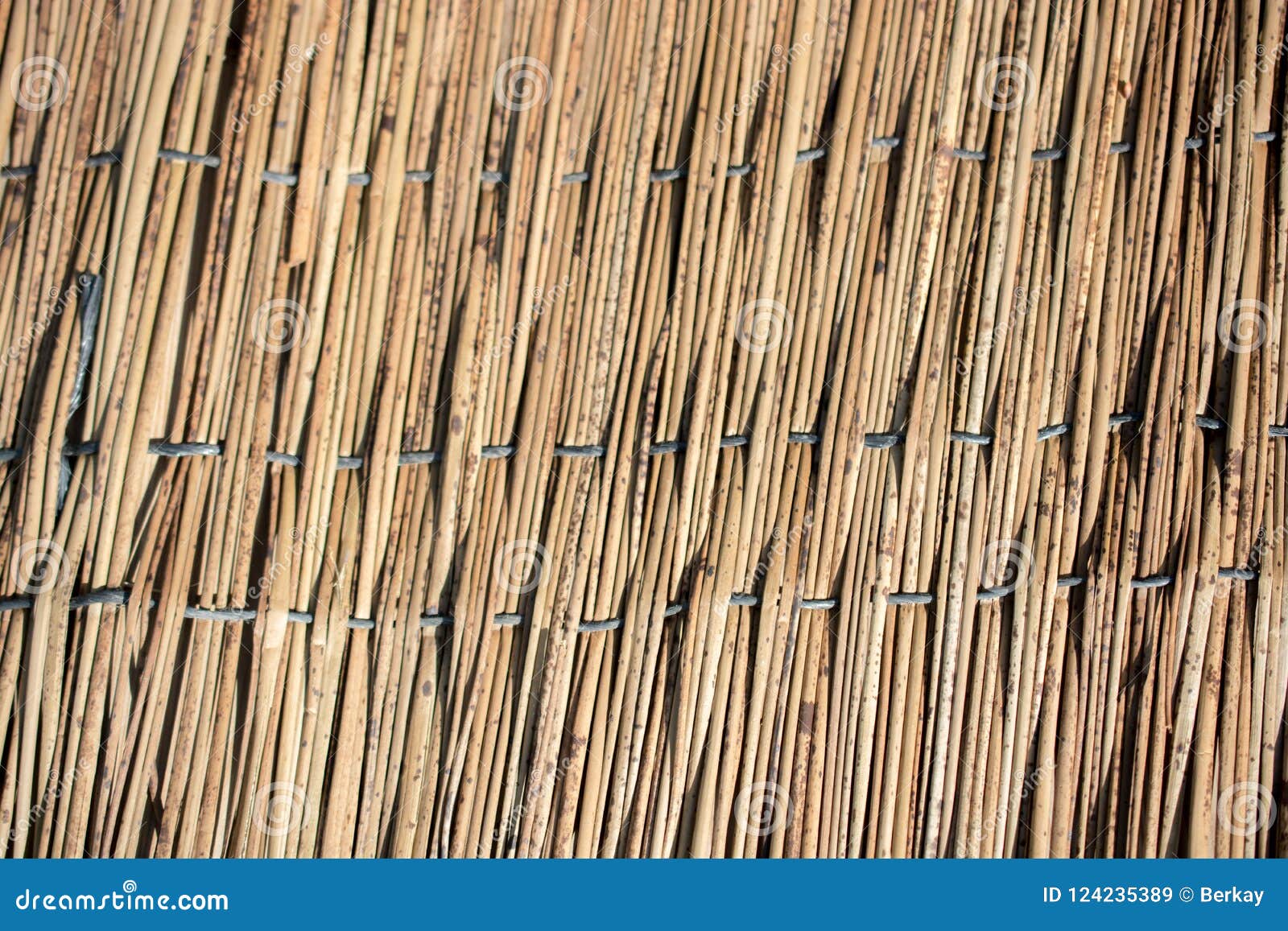 Straw Mat Pattern As Background Surface Stock Image - Image of ...