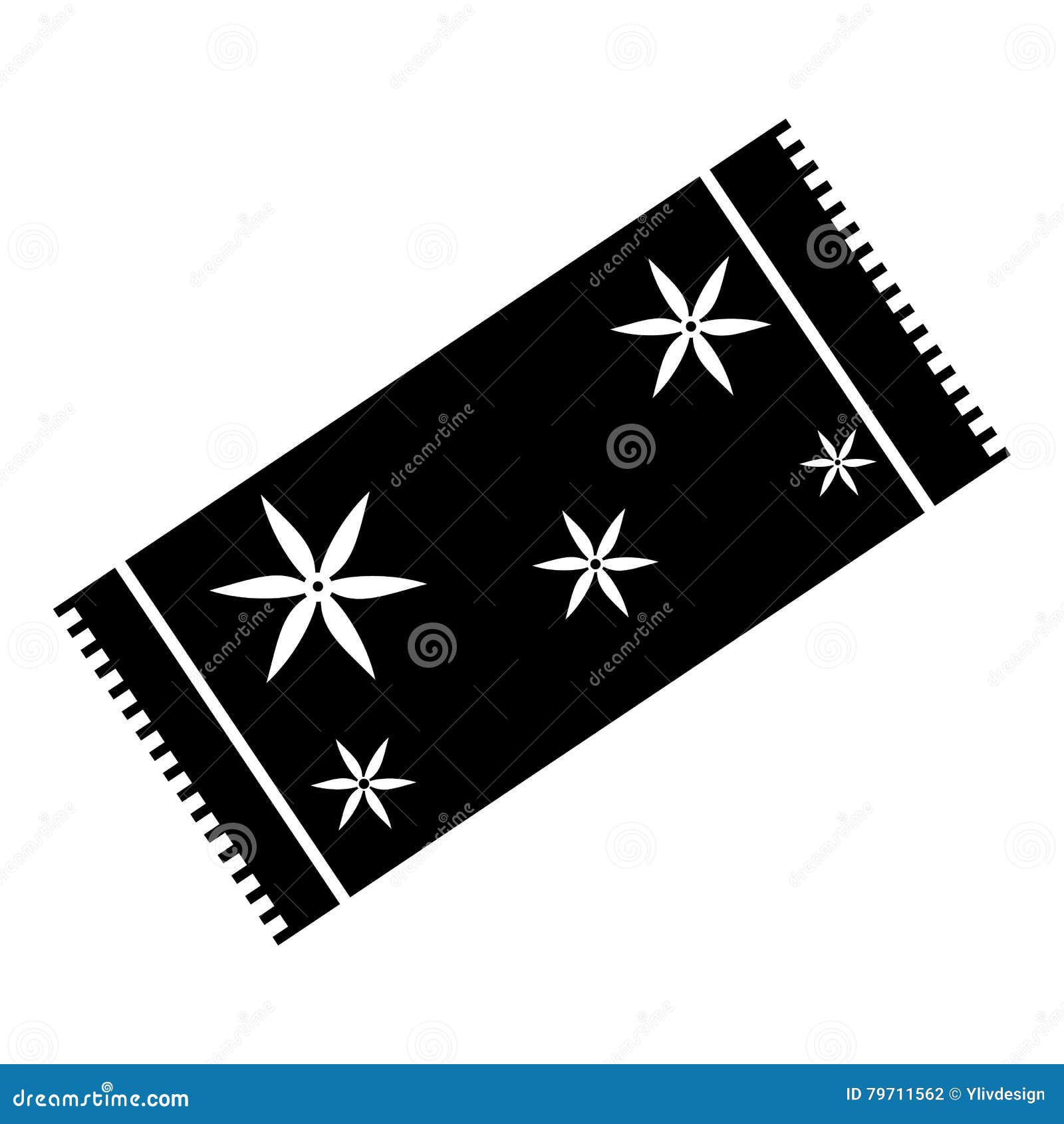 Mat icon, simple style stock vector. Illustration of isolated - 79711562