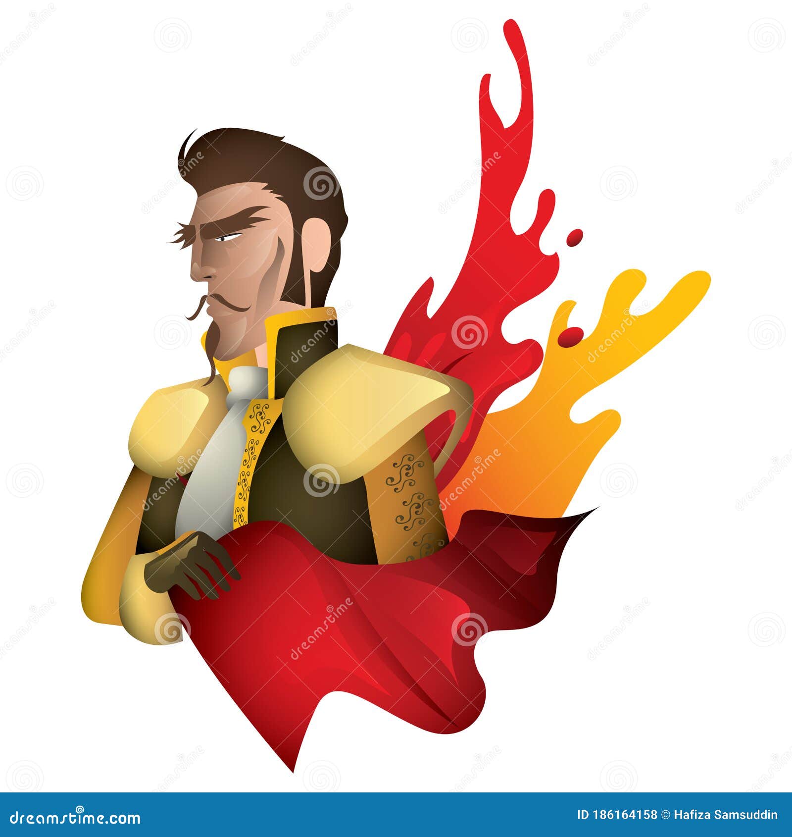 El Matador. Vector Illustration Decorative Design | CartoonDealer.com ...