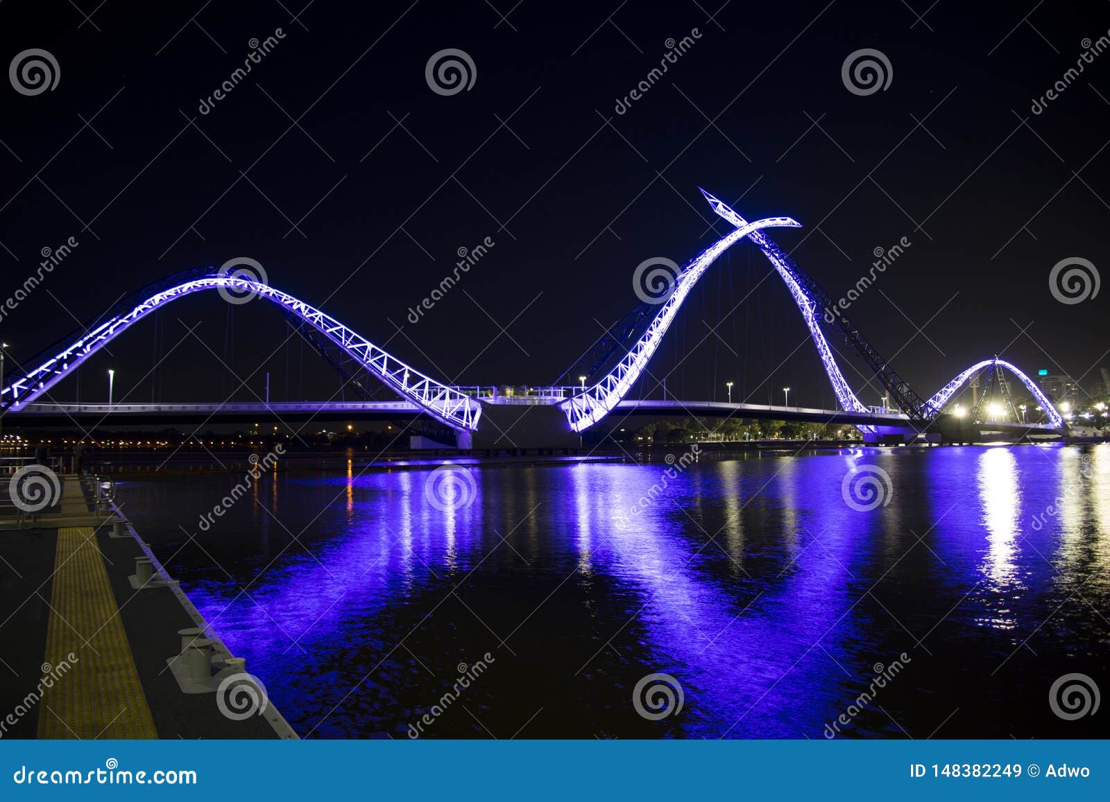 Matagarup Bridge stock image. Image of destination, park - 148382249