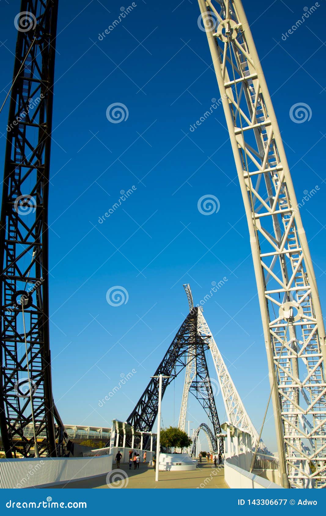 Matagarup Bridge stock image. Image of matagarup, australia - 143306677