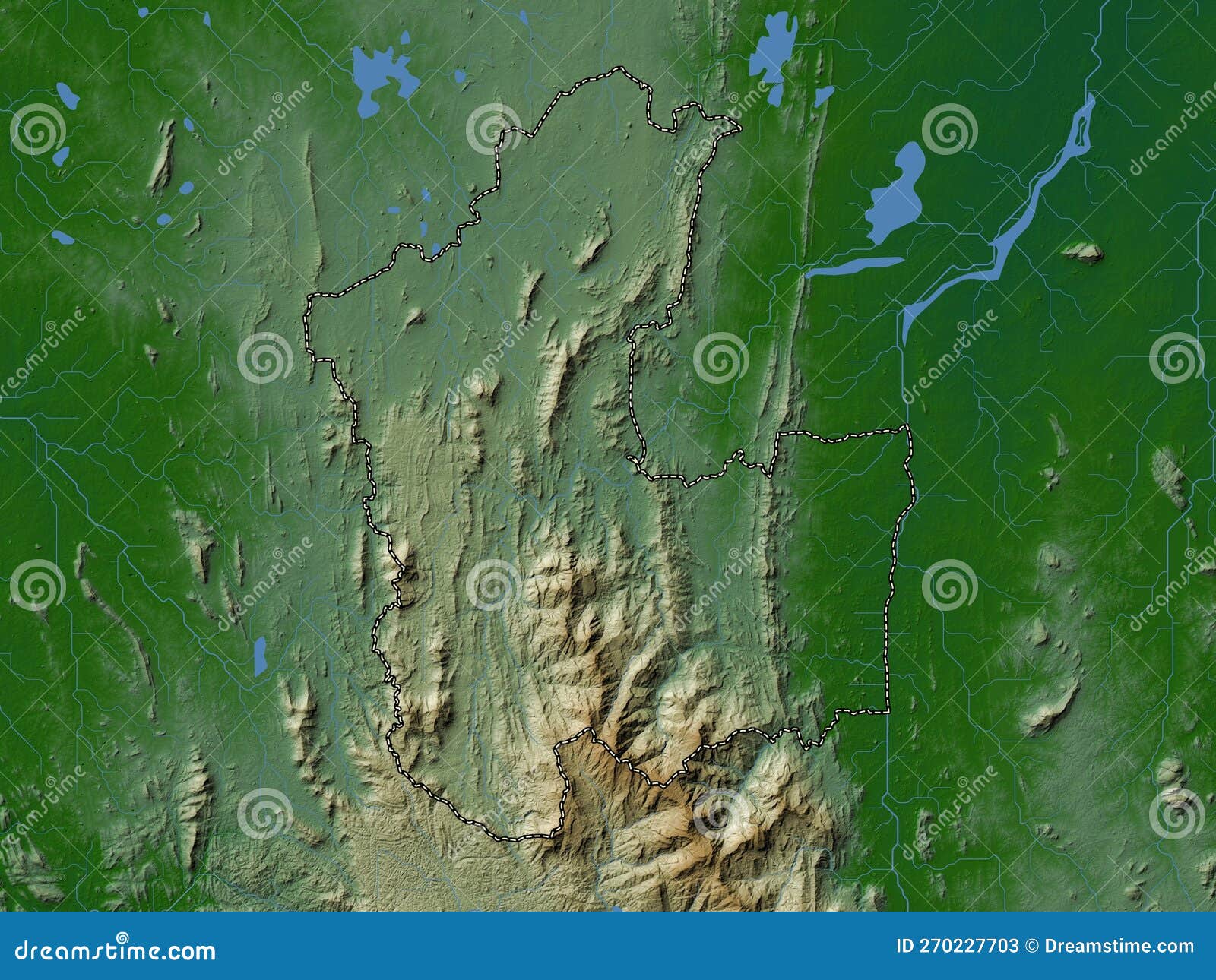 Matale, Sri Lanka. Physical. No Legend Stock Illustration ...