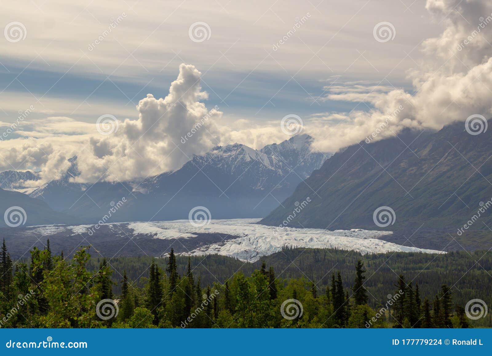 Matanuska Glacier at Anchorage Alaska Stock Photo - Image of garden ...