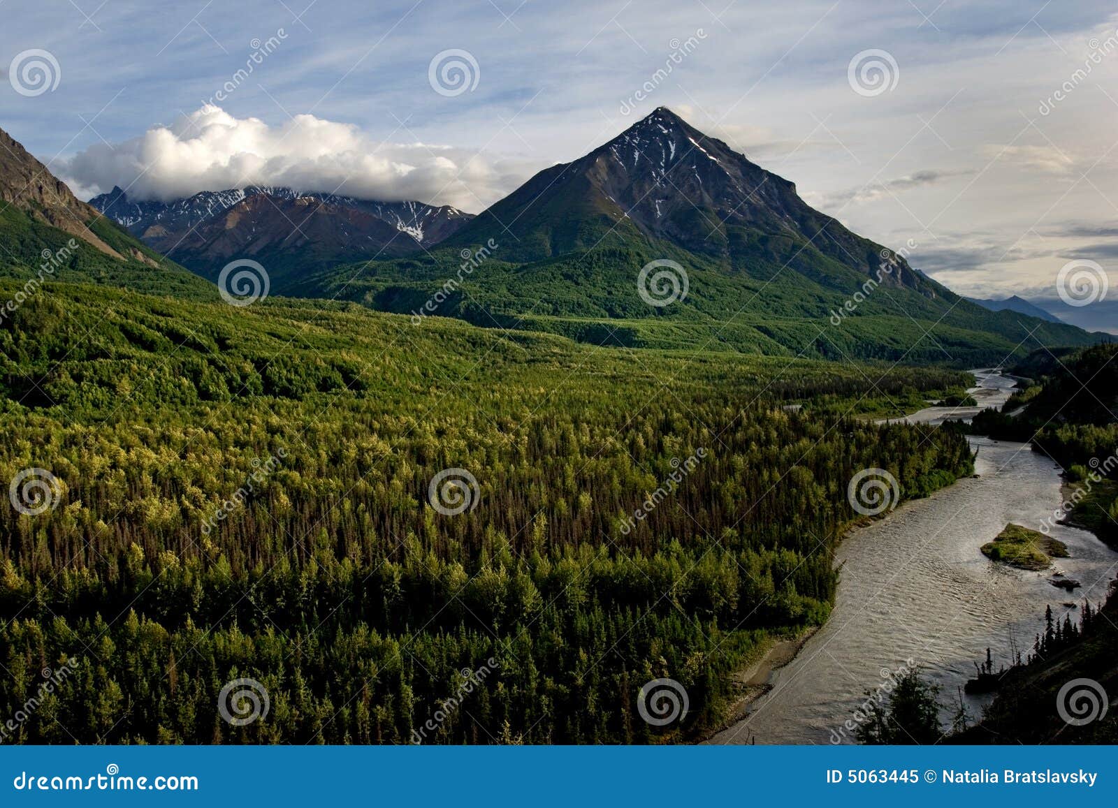 Matanuska River stock image. Image of outdoors, matanuska - 5063445