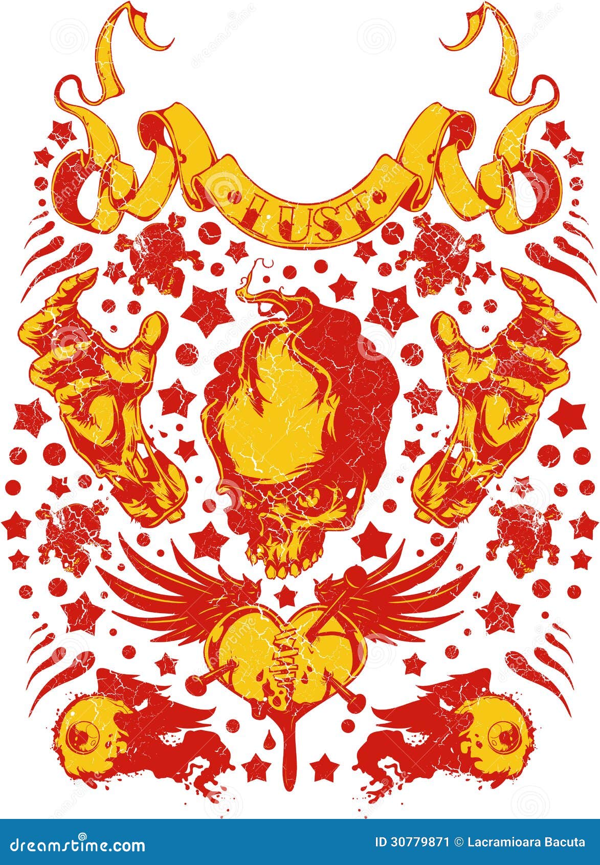 Matanzas de la lujuria ilustración del vector. Ilustración de infierno ...