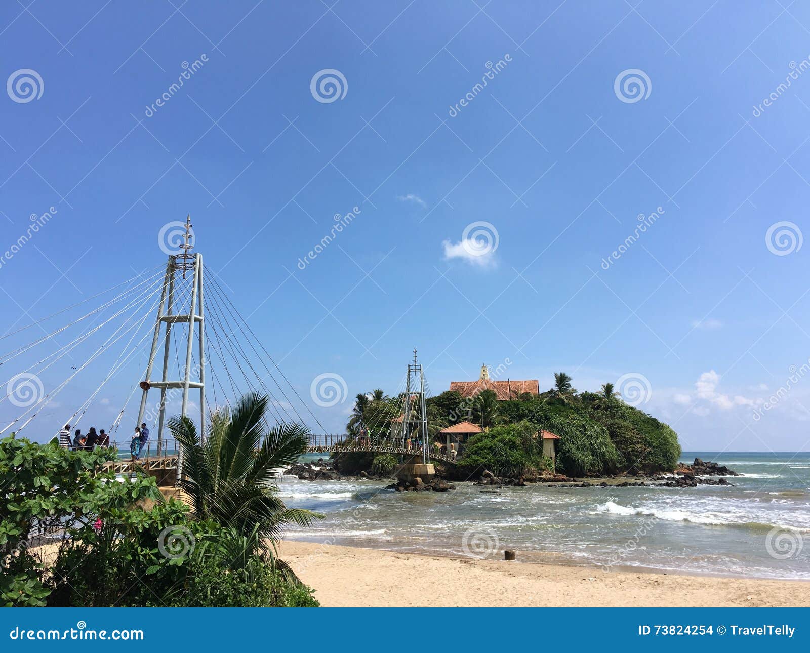 Matara Paravi Duwa Temple stock photo. Image of buddhism - 73824254
