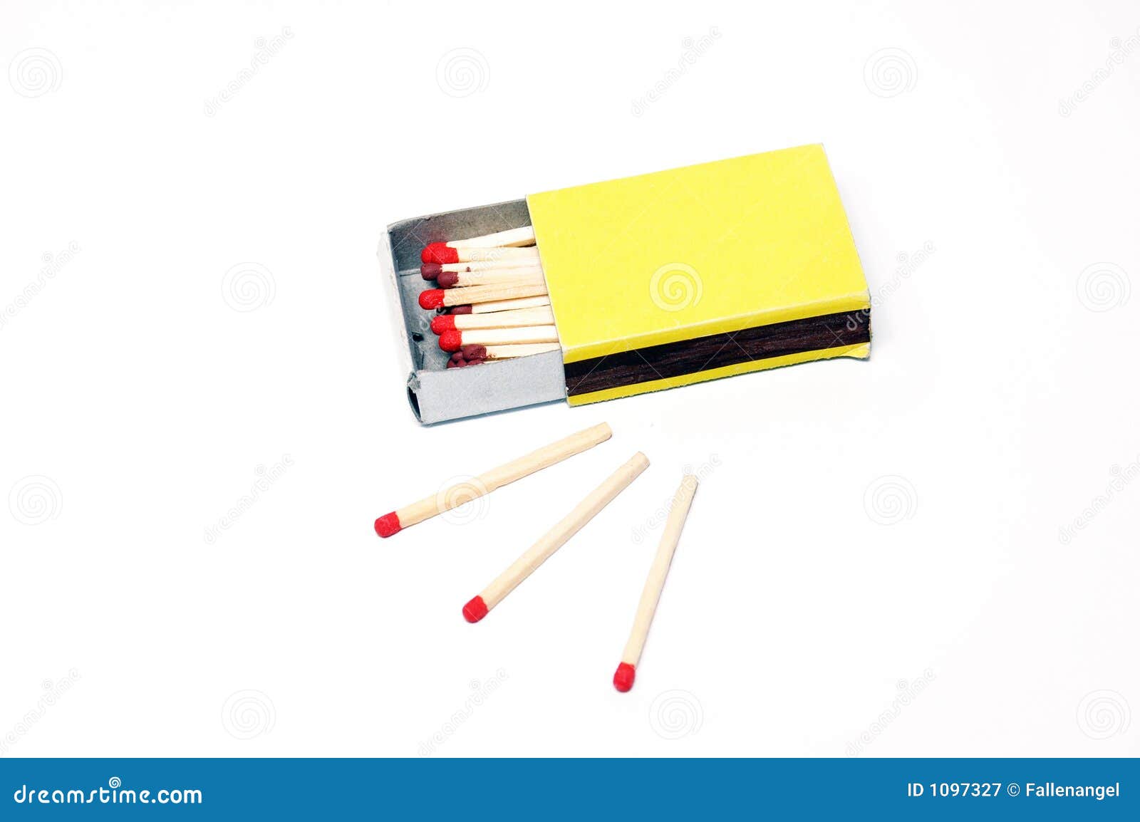 Match box stock image. Image of dangerous, flame, brown - 1097327