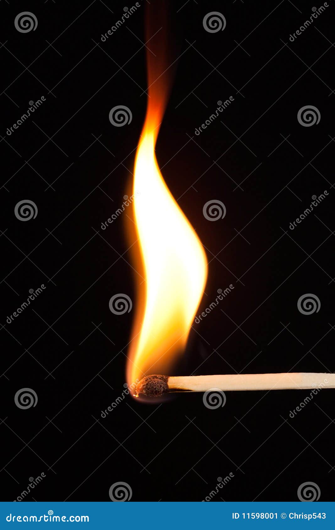 Match bursting into flame stock image. Image of black - 11598001
