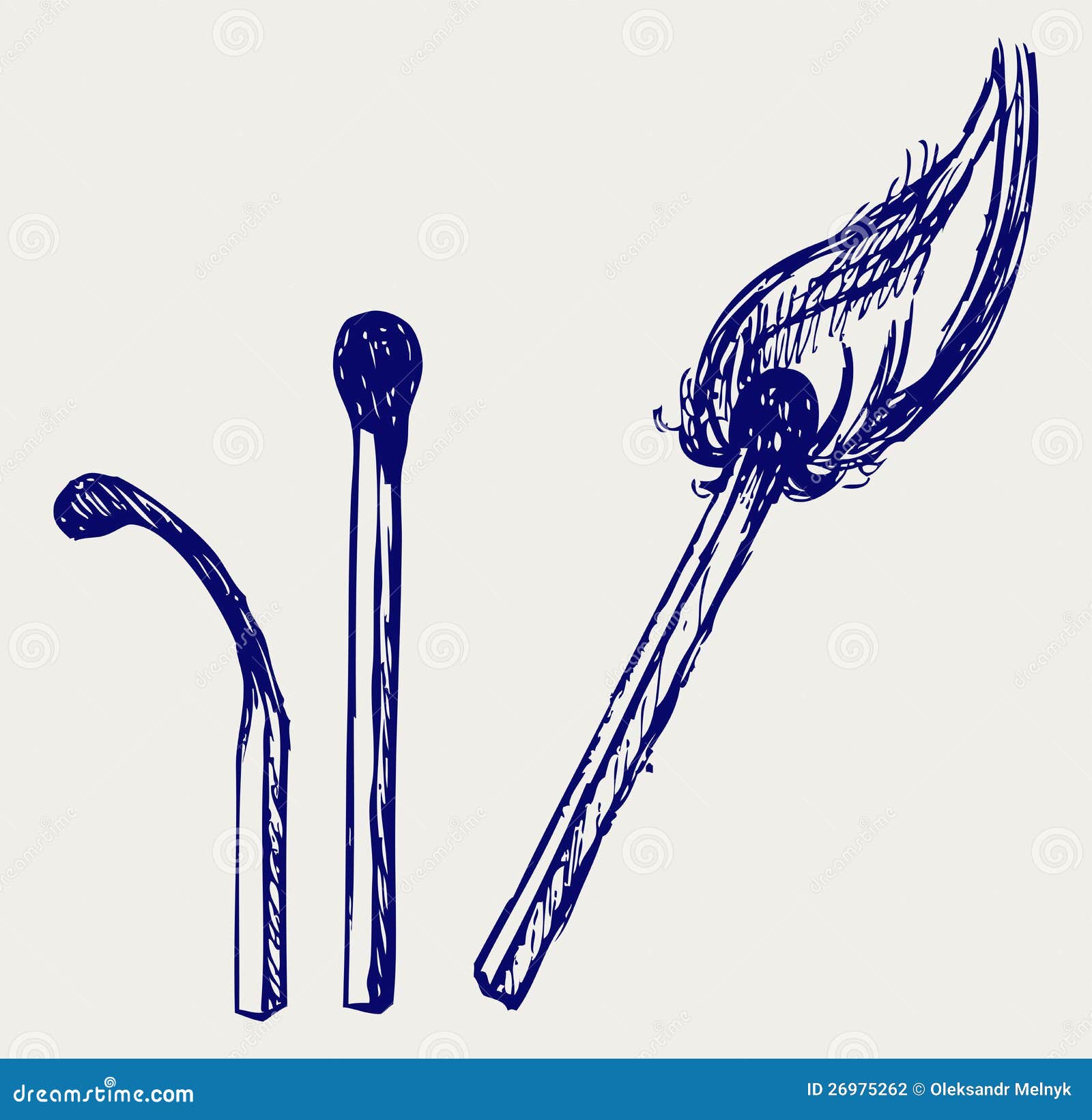 Match collection stock vector. Illustration of doodle - 26975262