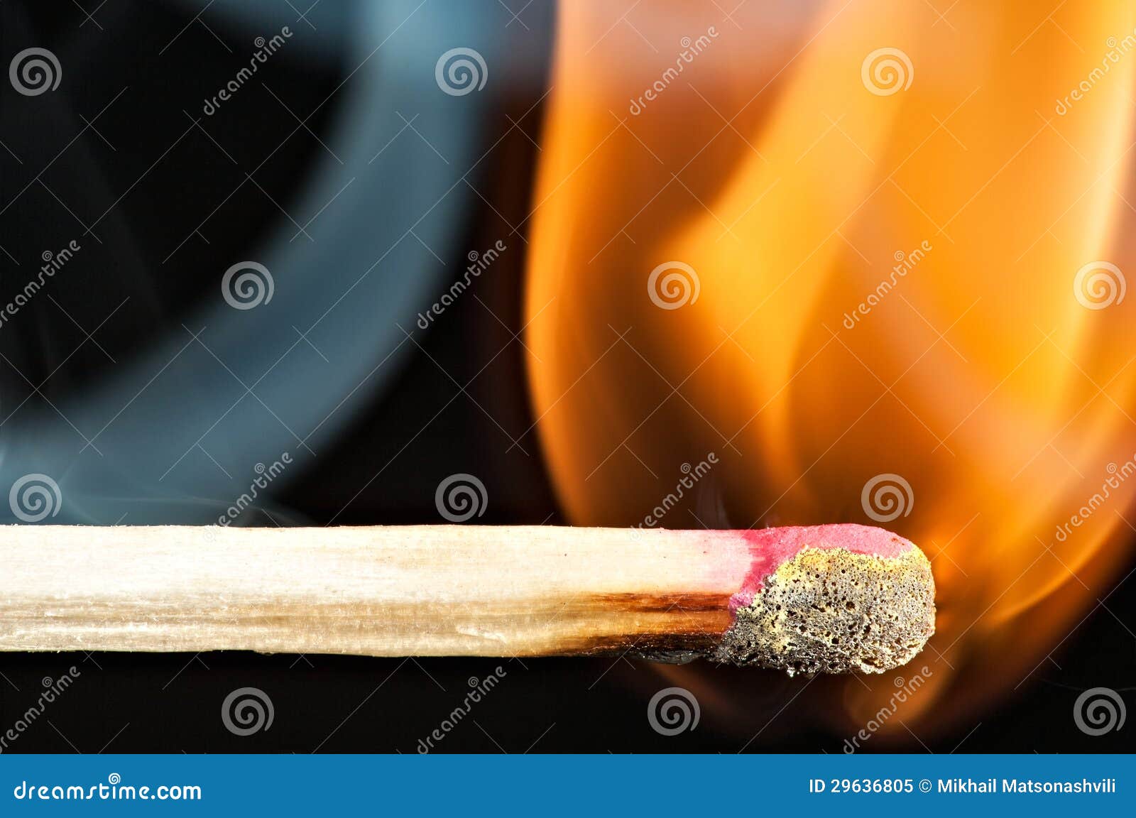 Match and fire stock image. Image of dark, heat, technology - 29636805