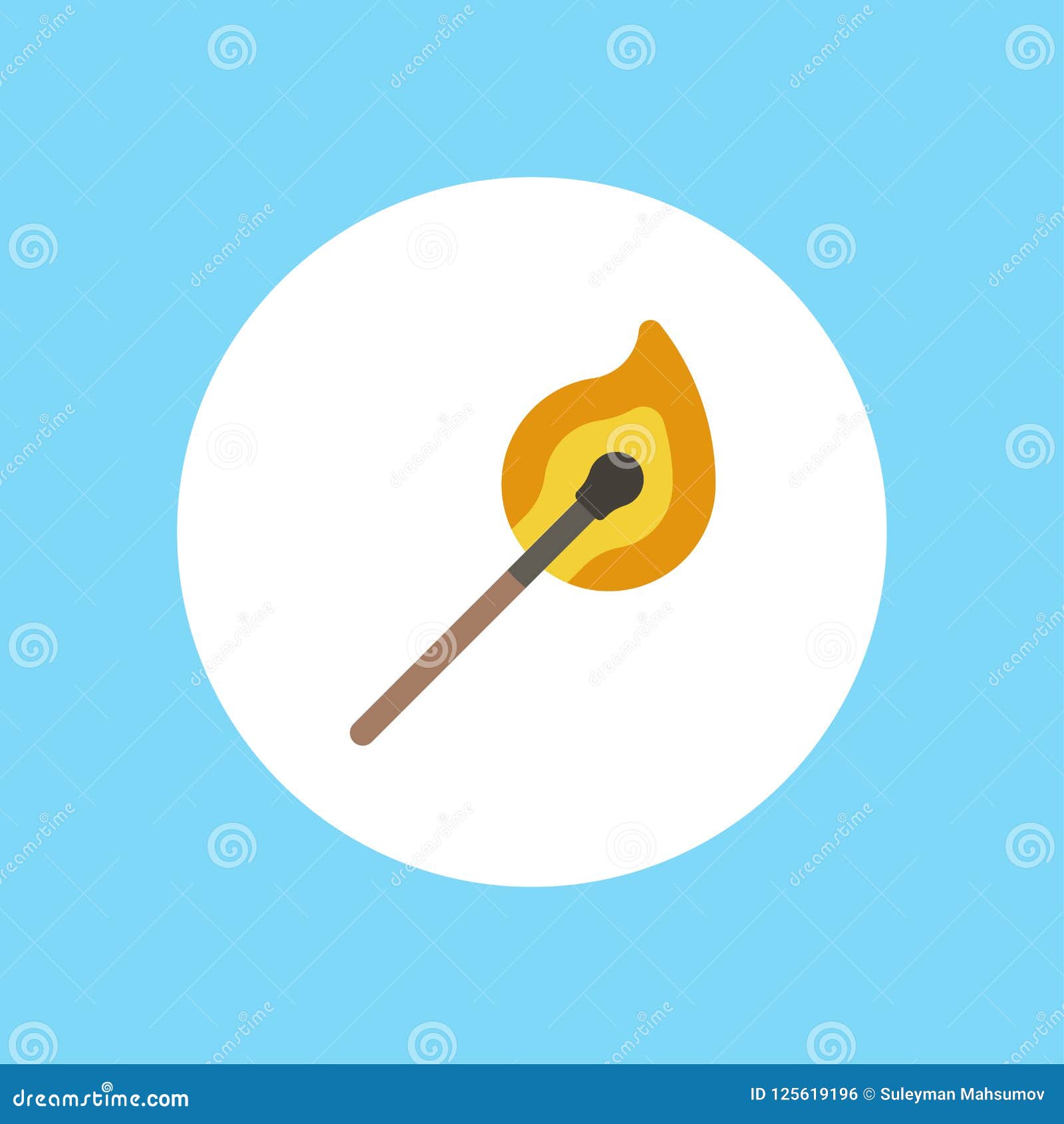 Match Vector Icon Sign Symbol Stock Vector - Illustration of object ...