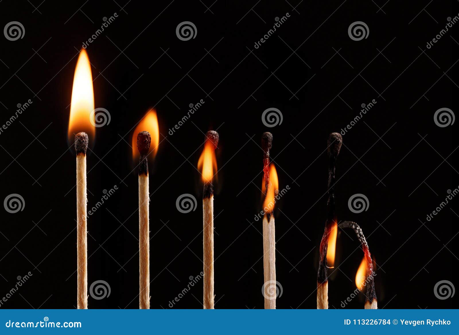 Match with the Flame Isolated Stock Photo - Image of grow, change ...