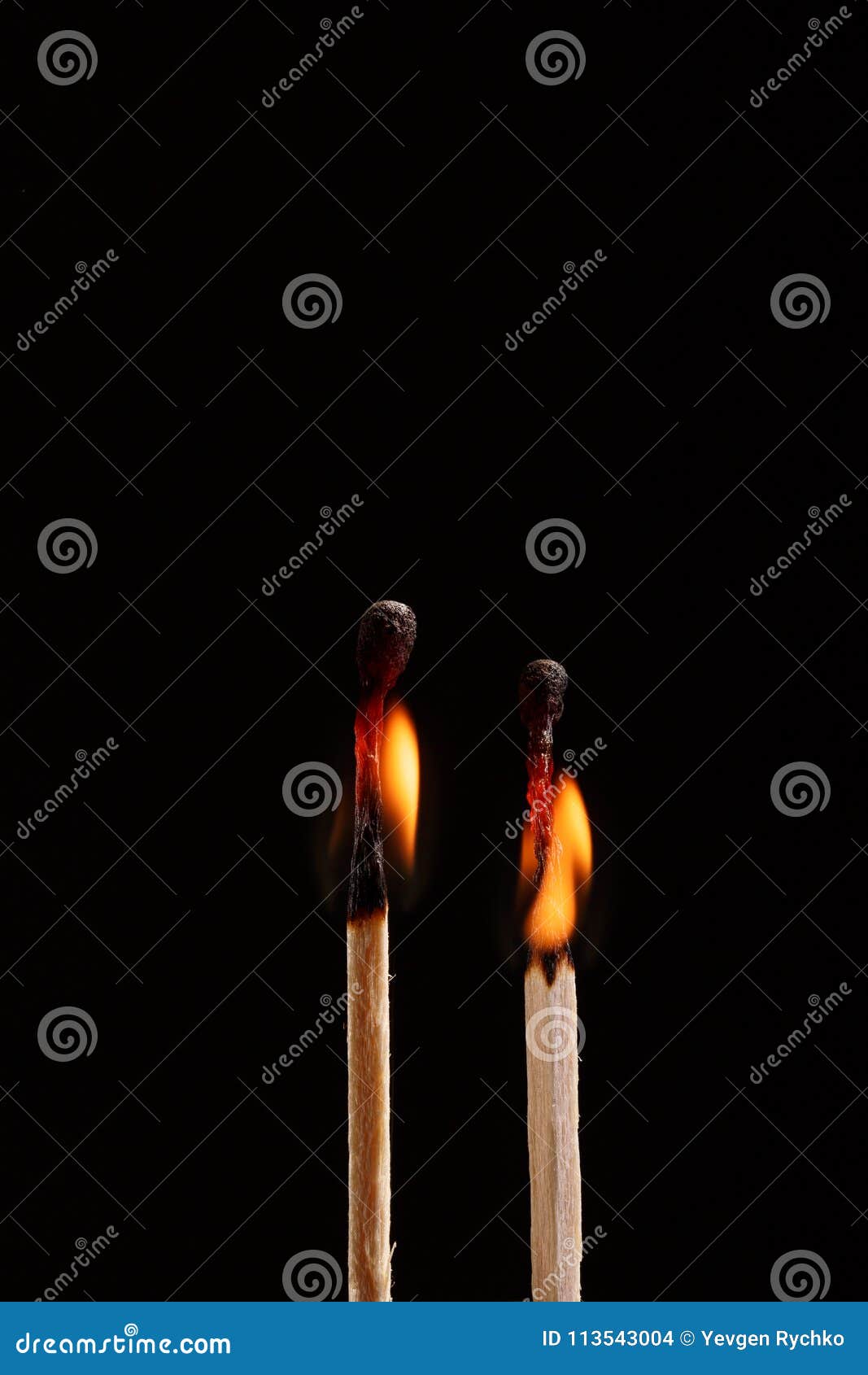 Match with the Flame Isolated Stock Photo - Image of concept, arson ...