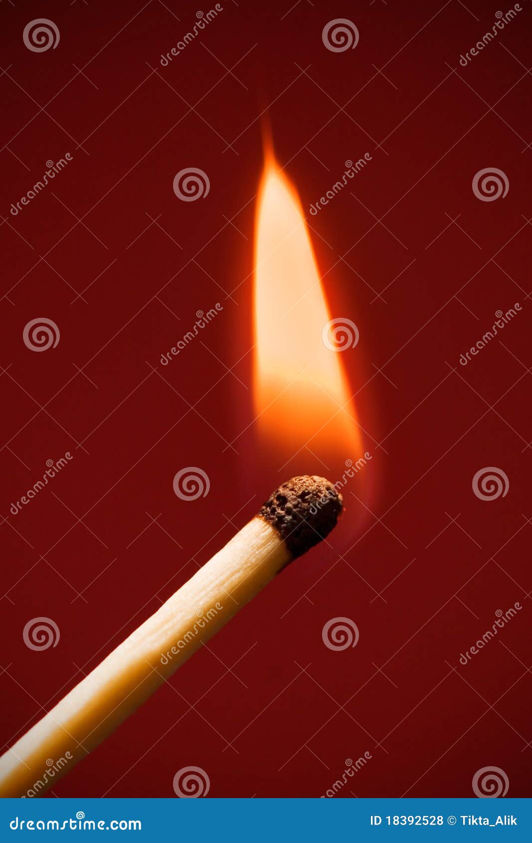Match flaming stock photo. Image of fire, vertical, wood - 18392528