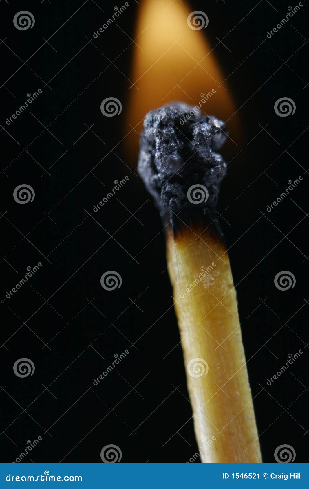 Match Head On Fire Picture. Image: 1546521