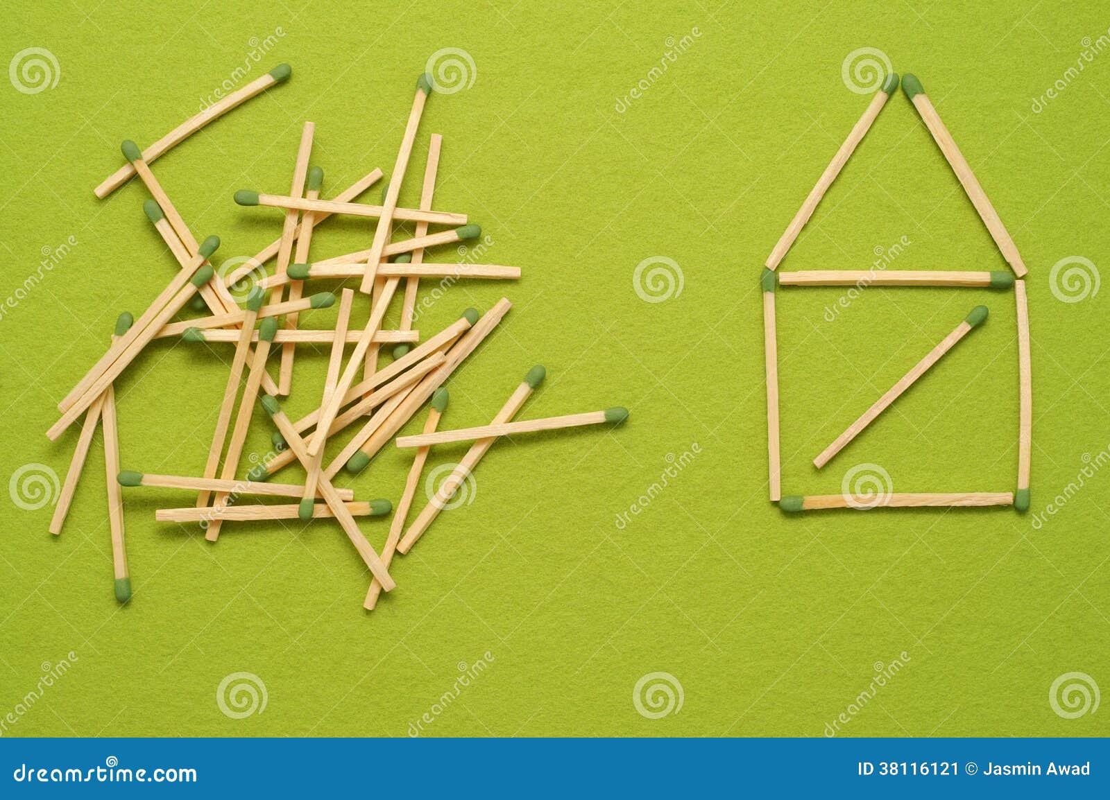 Match house stock image. Image of concept, matchstick - 38116121