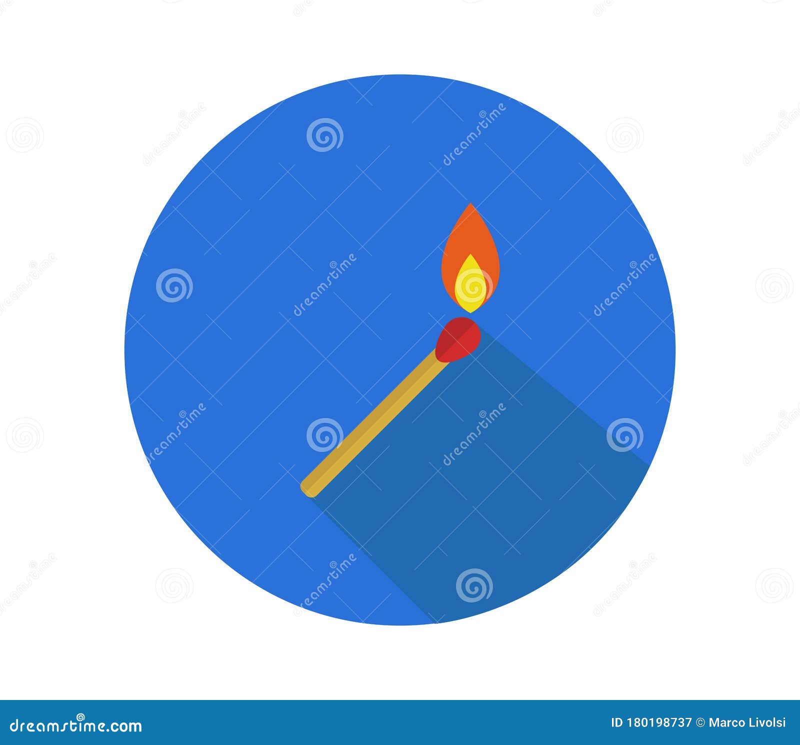 Match Icon Illustrated in Vector on White Background Stock Illustration ...