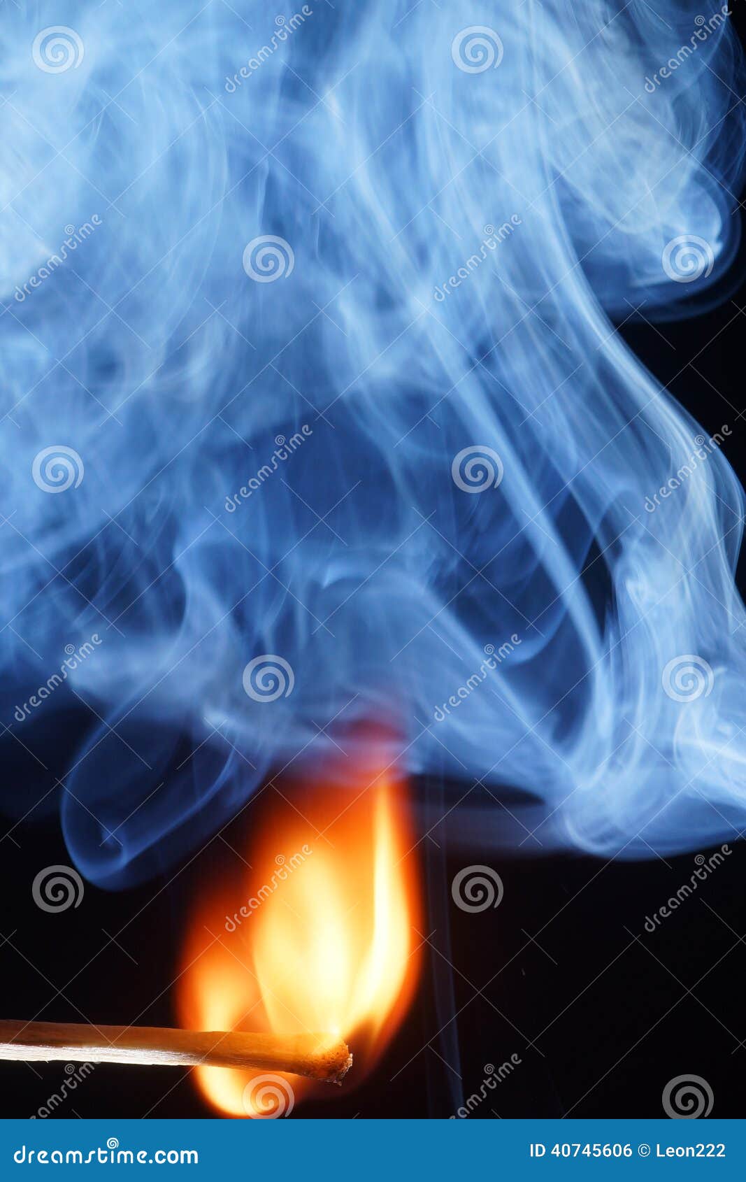 Match stock photo. Image of match, ignition, smoke, fire - 40745606