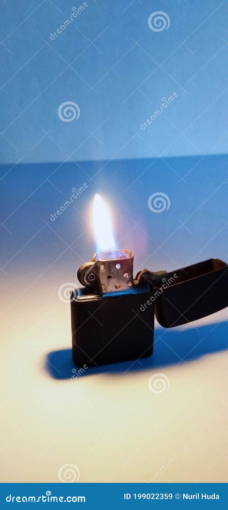 The Match Light that Illuminates the Dark Night Stock Image - Image of ...