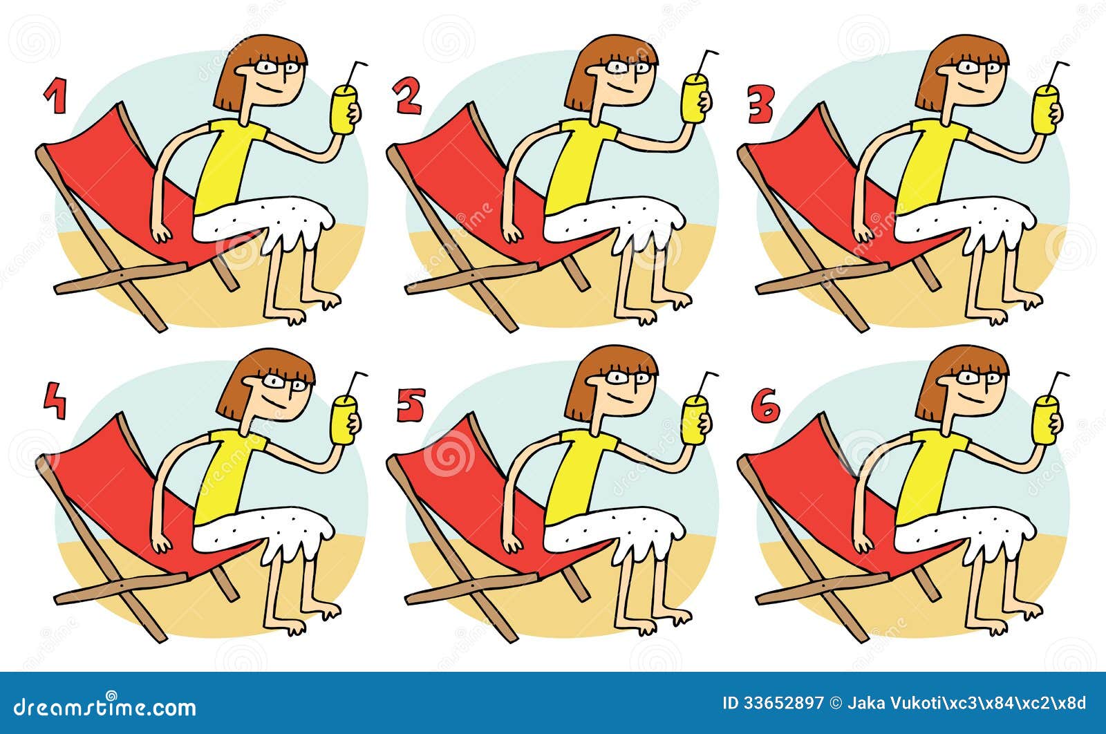 Match Pairs Visual Game: Surfer Cartoon Vector | CartoonDealer.com ...