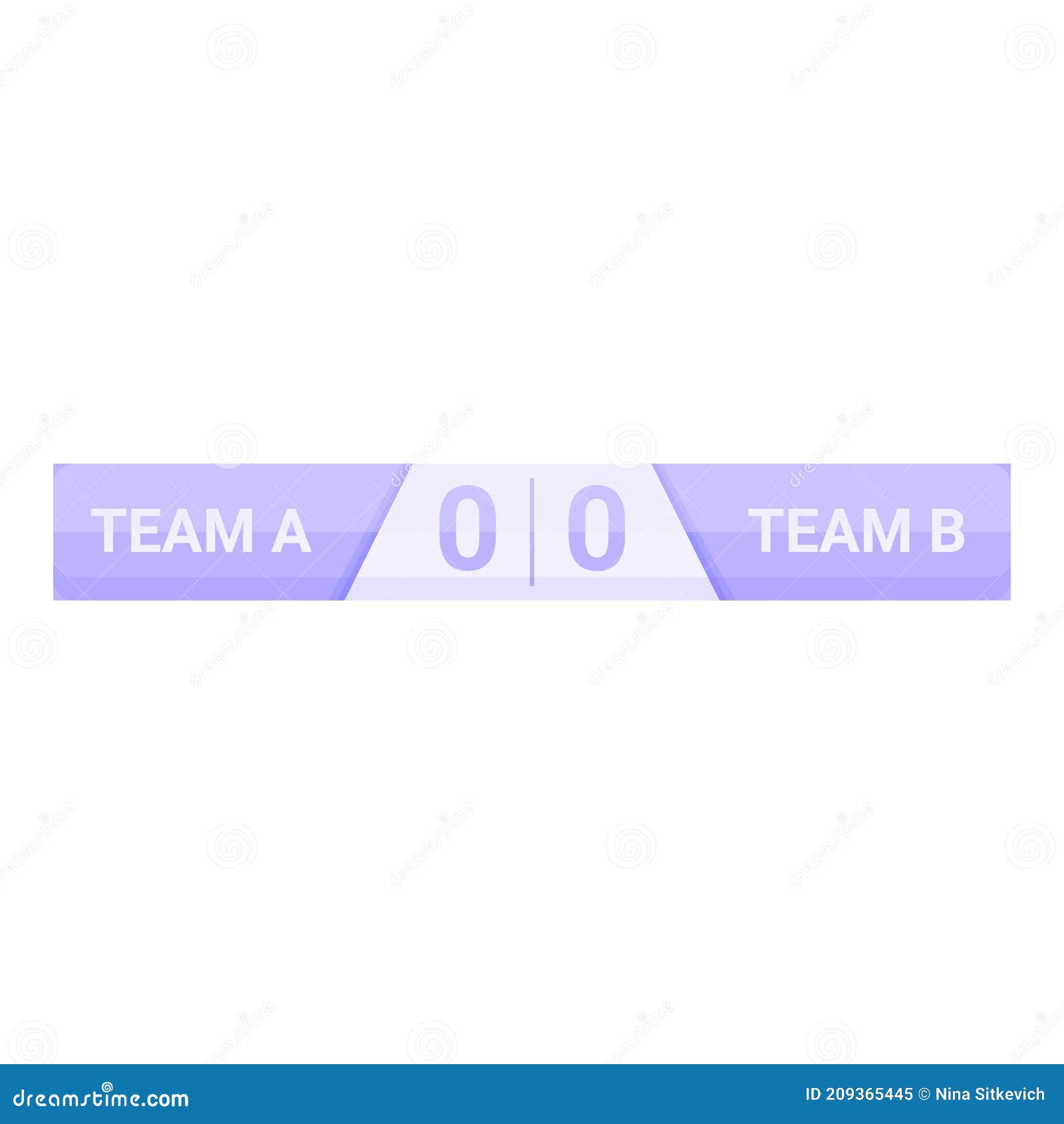 Match Scoreboard Icon, Cartoon Style Stock Vector - Illustration of ...