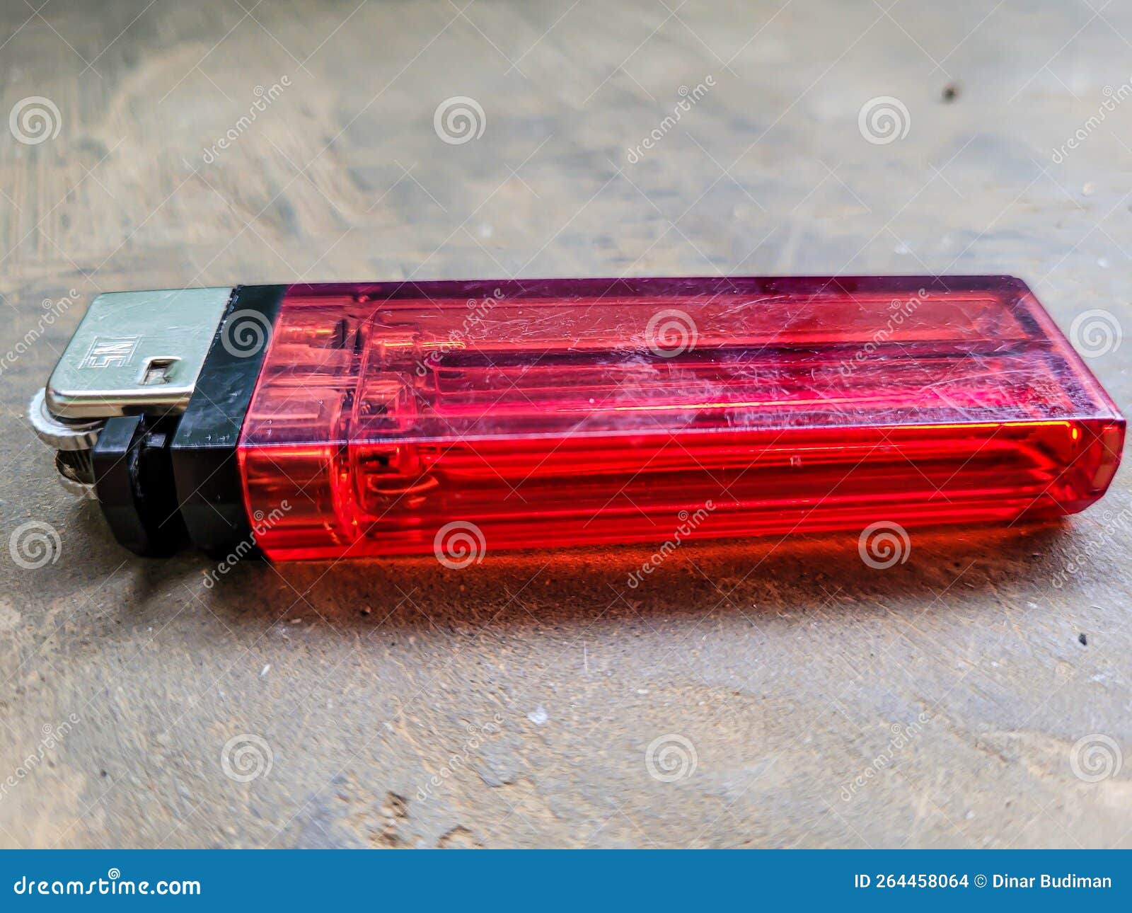 Portrait of a Used Red Lighter Stock Photo - Image of pink, equipment ...