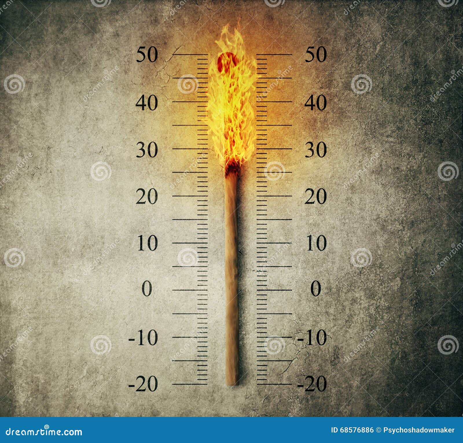 Match thermometer stock photo. Image of gray, continuity - 68576886