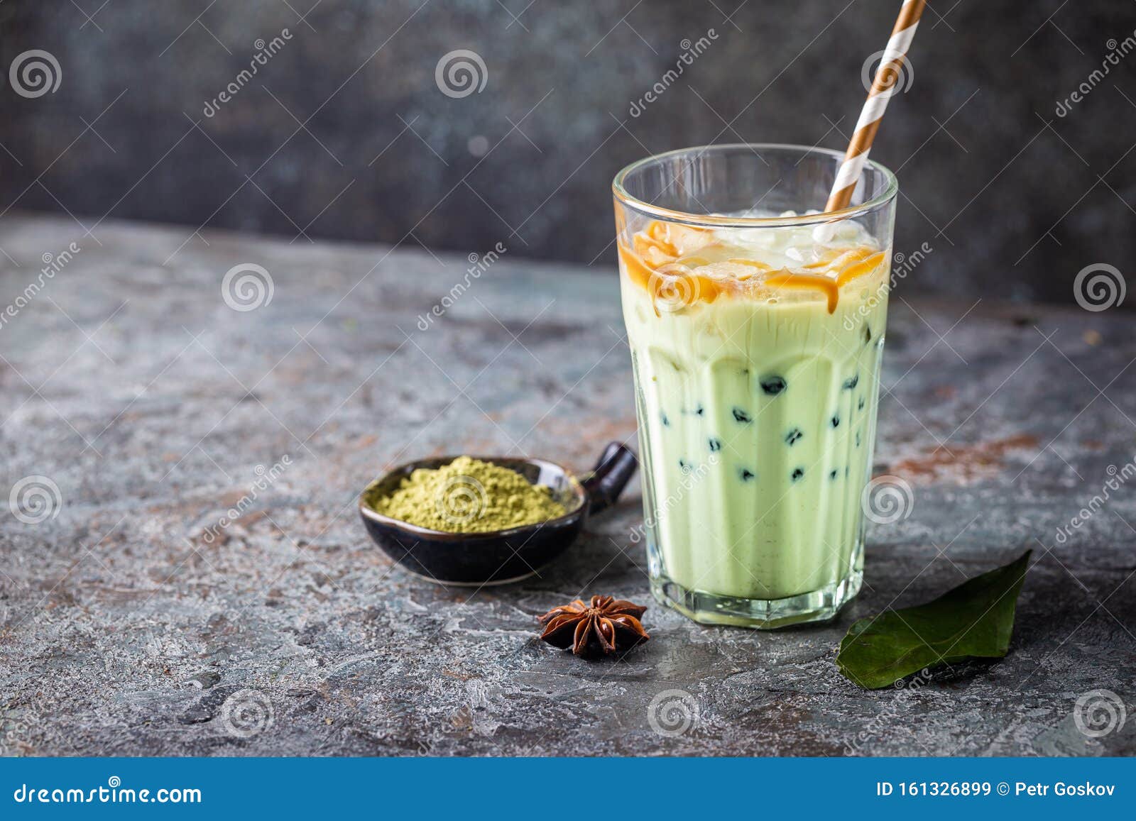 Matcha bubble tea stock image. Image of milk, blend - 161326899