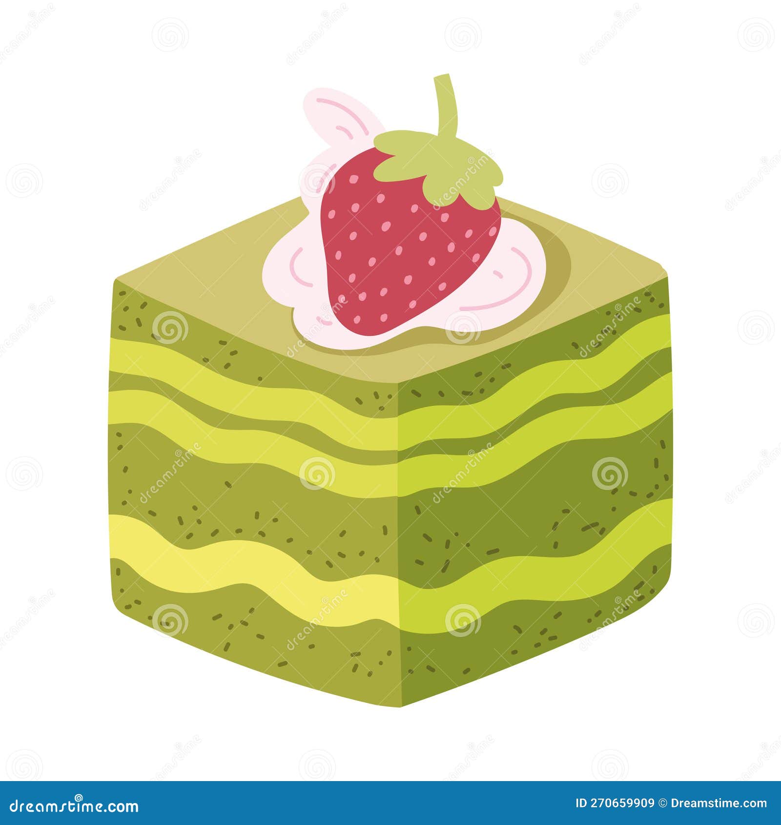 Matcha Dessert. Japanese Matcha Roll. Asian Food. Perfect For ...