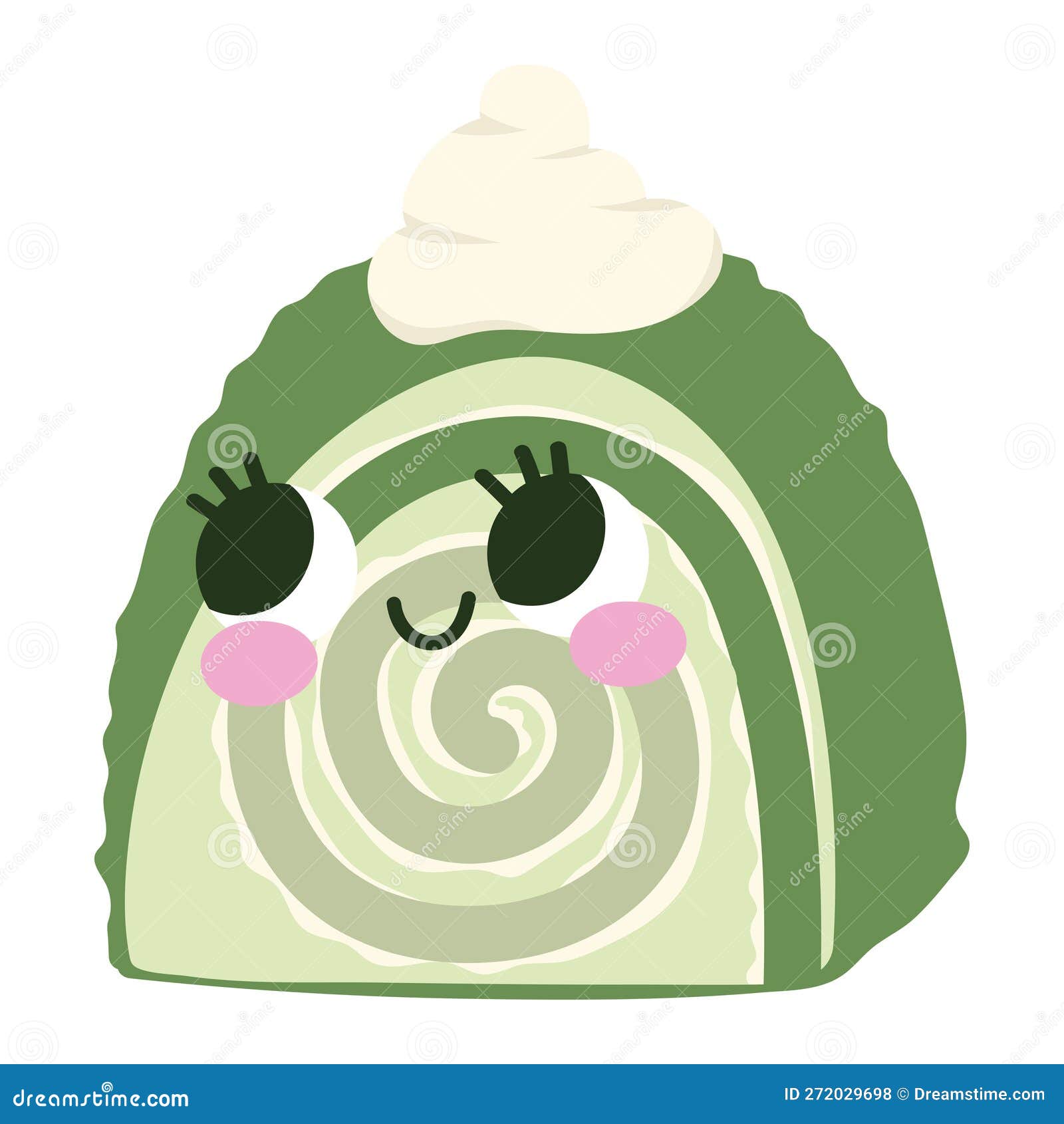 Matcha Dessert. Japanese Matcha Roll. Asian Food. Perfect For ...