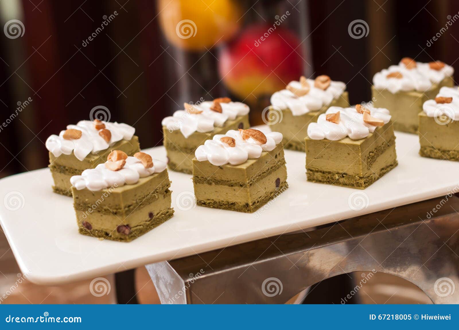 Matcha Green tea cake stock image. Image of powder, bakery - 67218005