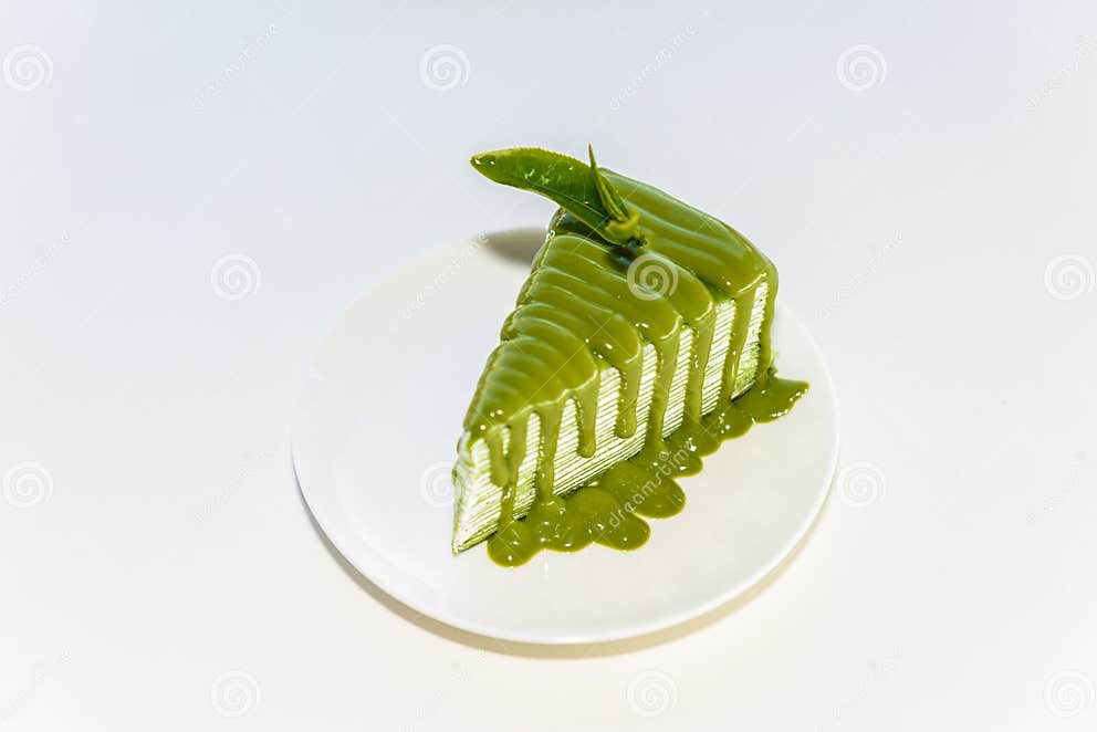 Matcha Green Tea Sponge Cake Stock Image - Image of french, green: 88170267