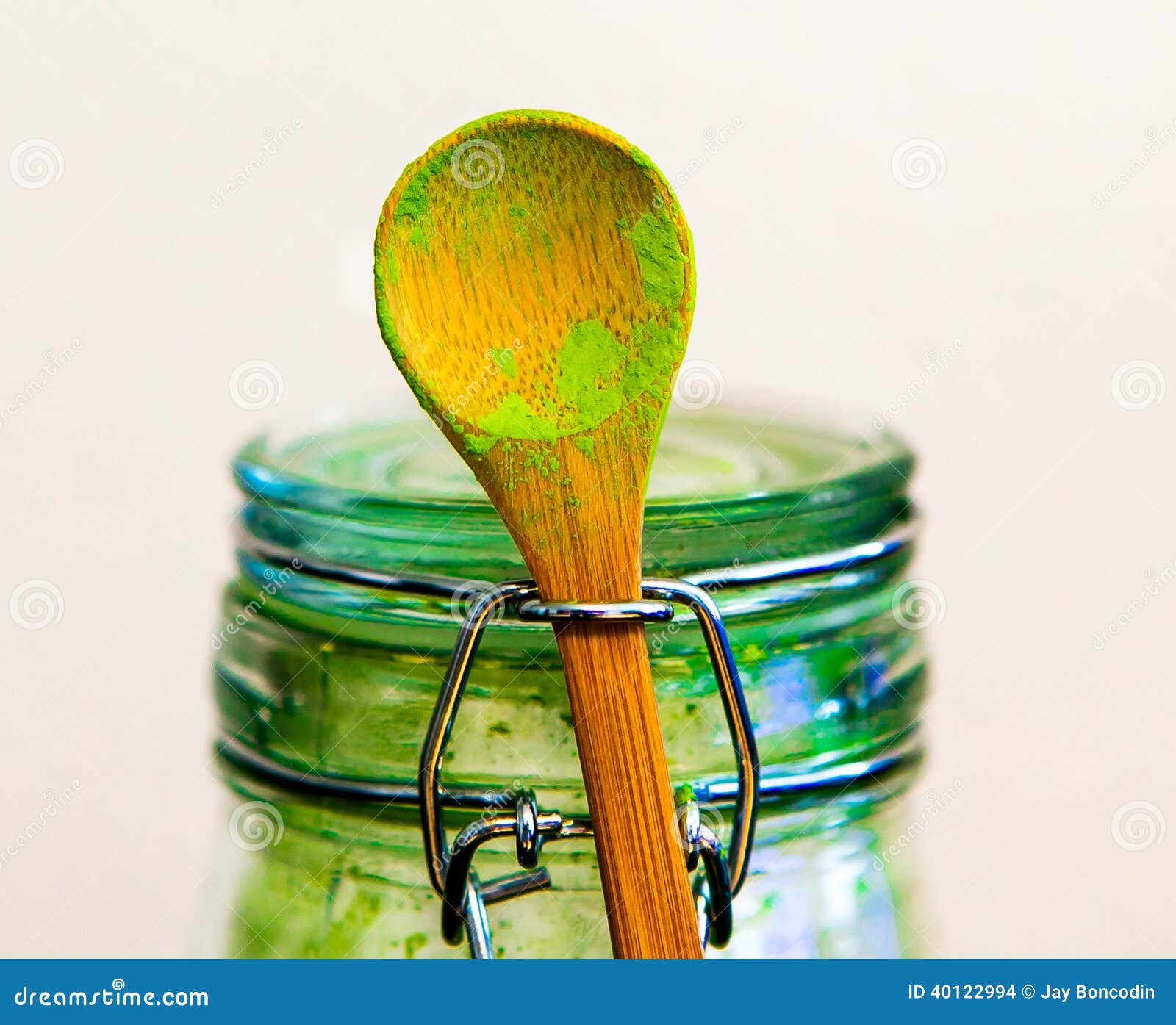 Matcha Green Tea Spoon stock photo. Image of health, harvest - 40122994