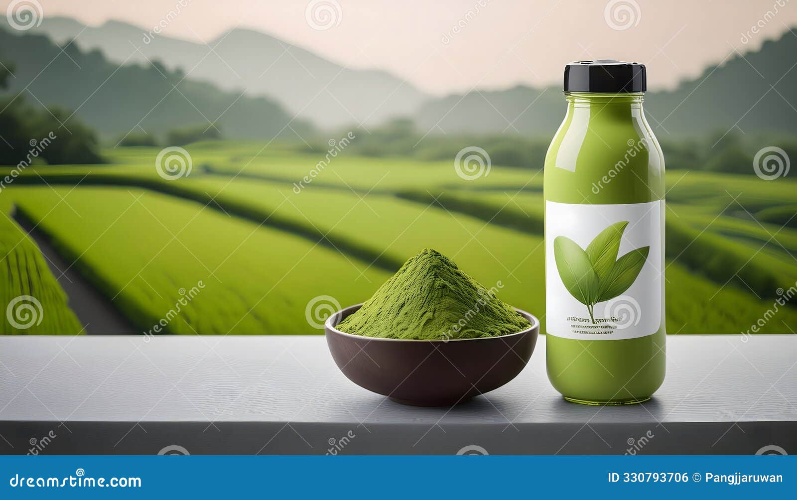 Matcha Packaging Design, Bottle Design. Product Representation Food and ...