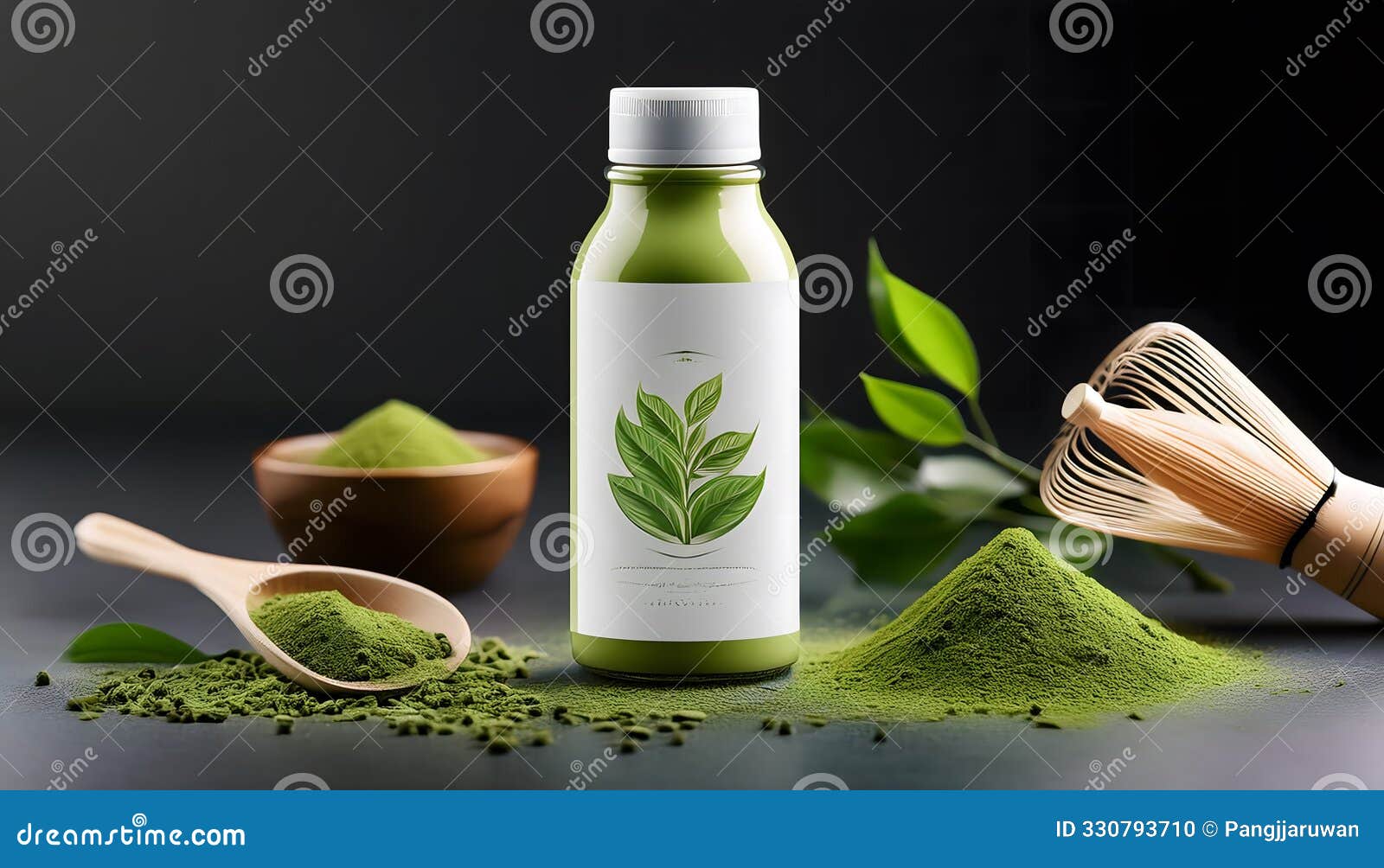 Matcha Packaging Design, Bottle Design. Product Representation Food and ...