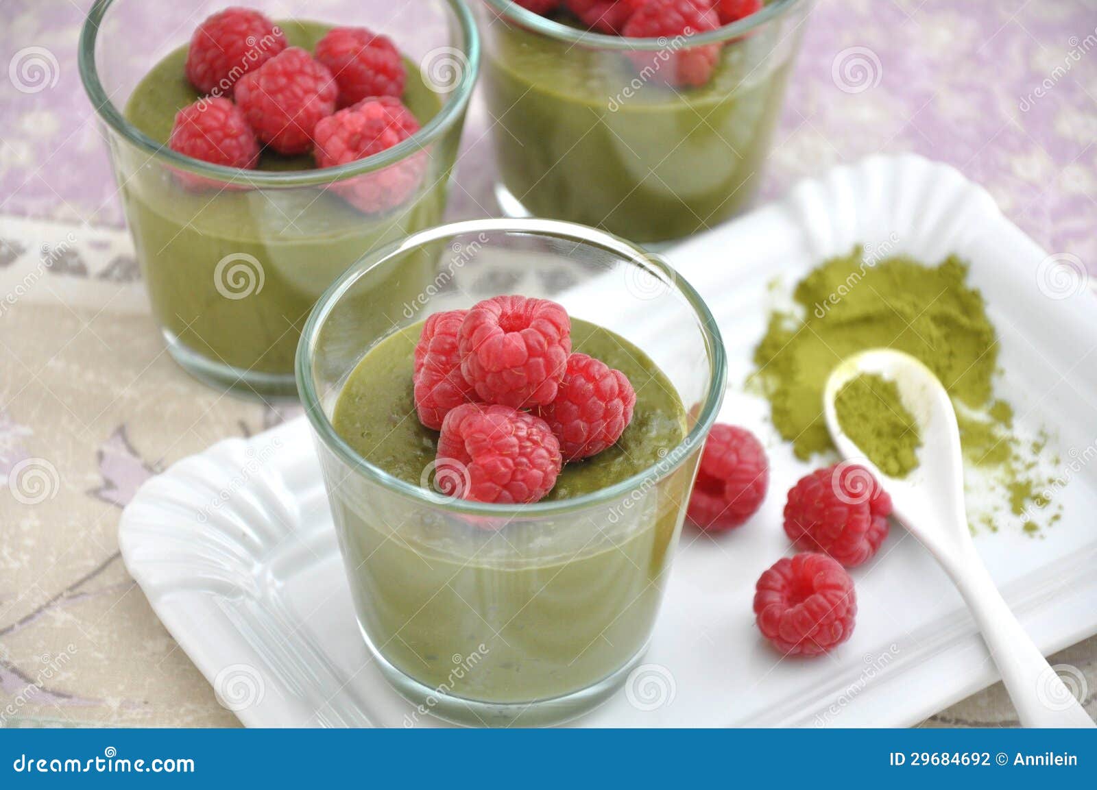 Matcha Panna Cotta stock photo. Image of citrus, cool - 29684692