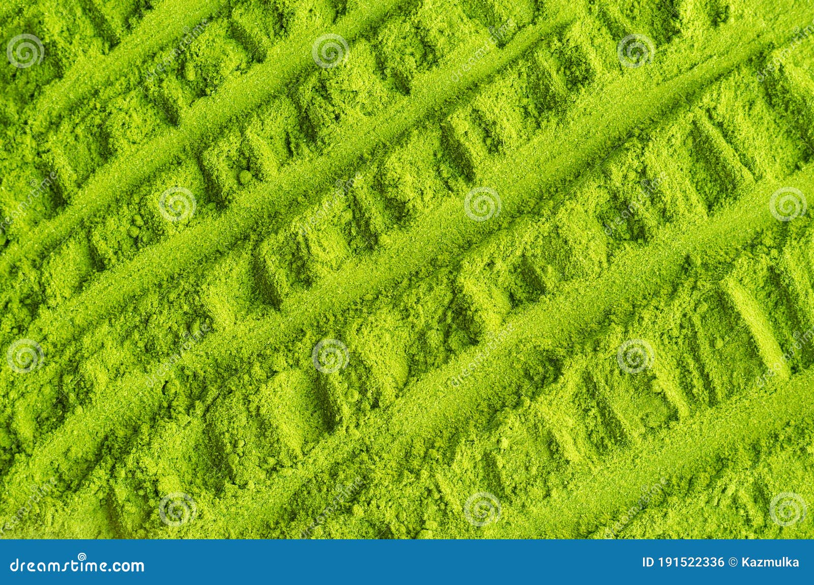 Matcha Powder Background. Green Tea Texture Close Up, Selective Focus ...