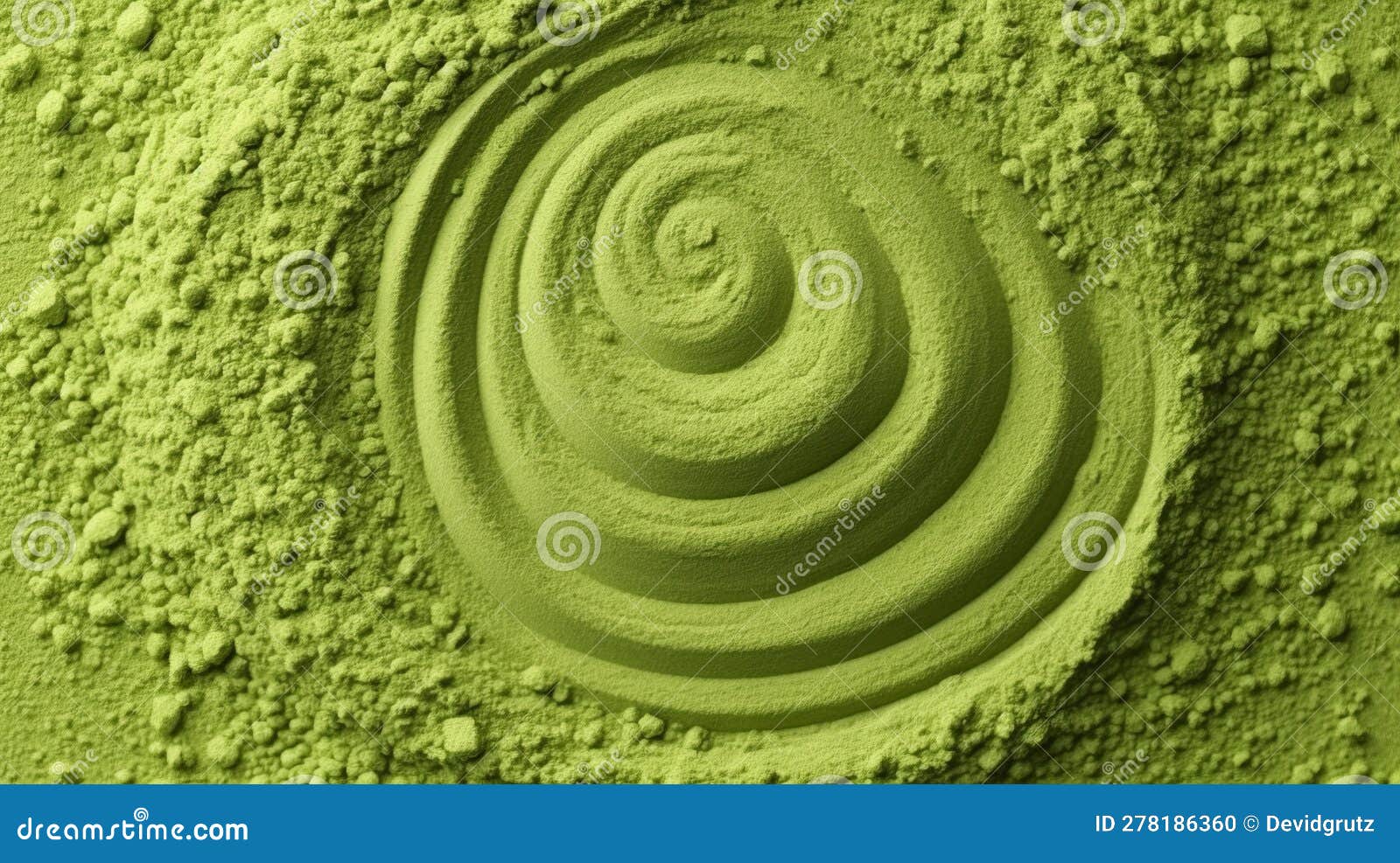 Matcha Powder Background. Zen Background. Top View Stock Illustration ...