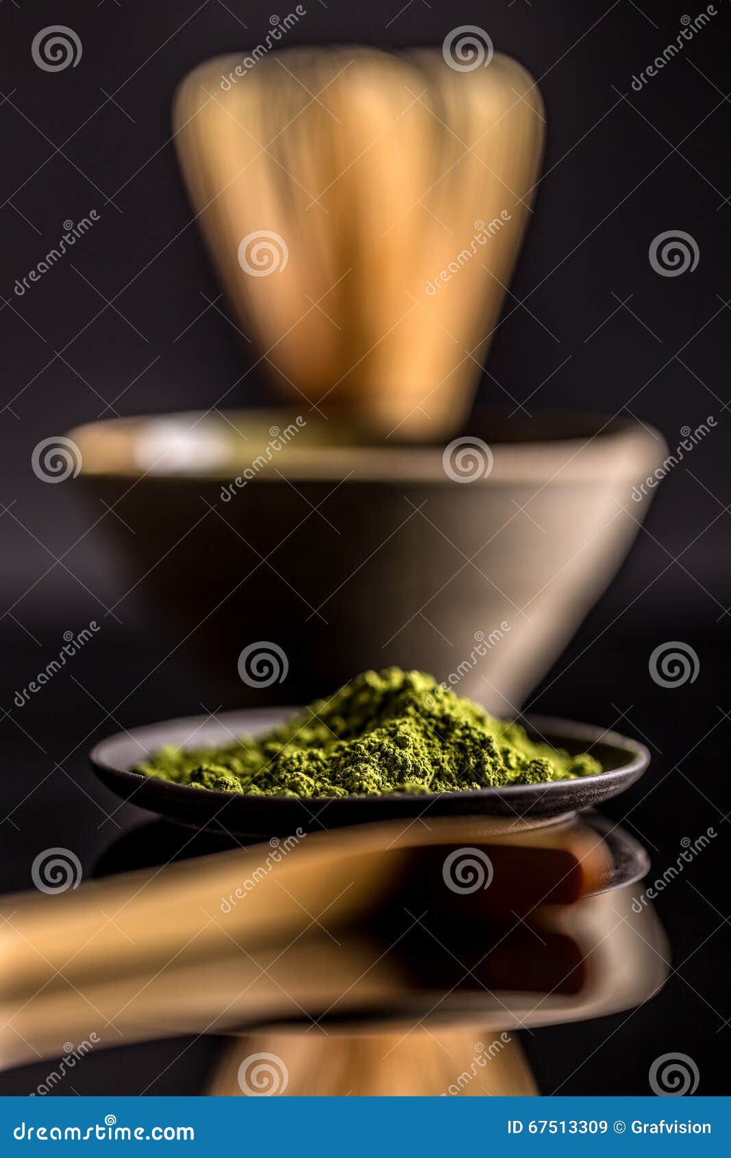 Matcha Powder Explosion On White Background. Royalty-Free Stock Image ...