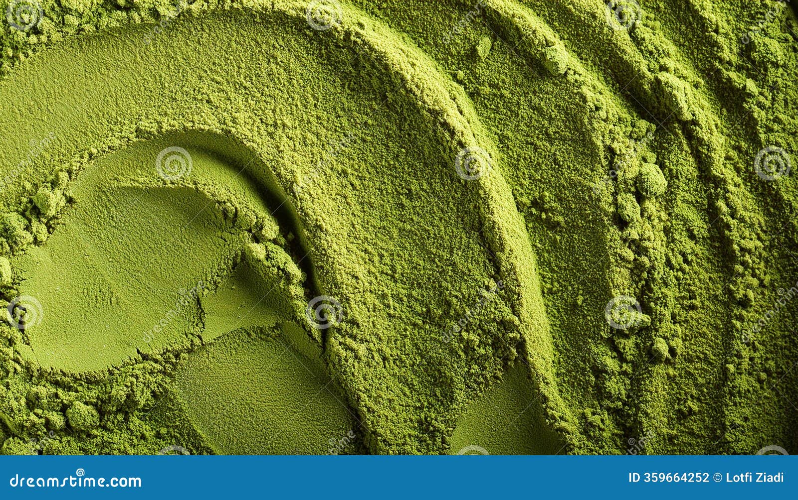 Matcha Powder Texture Background, Closeup Stock Illustration ...