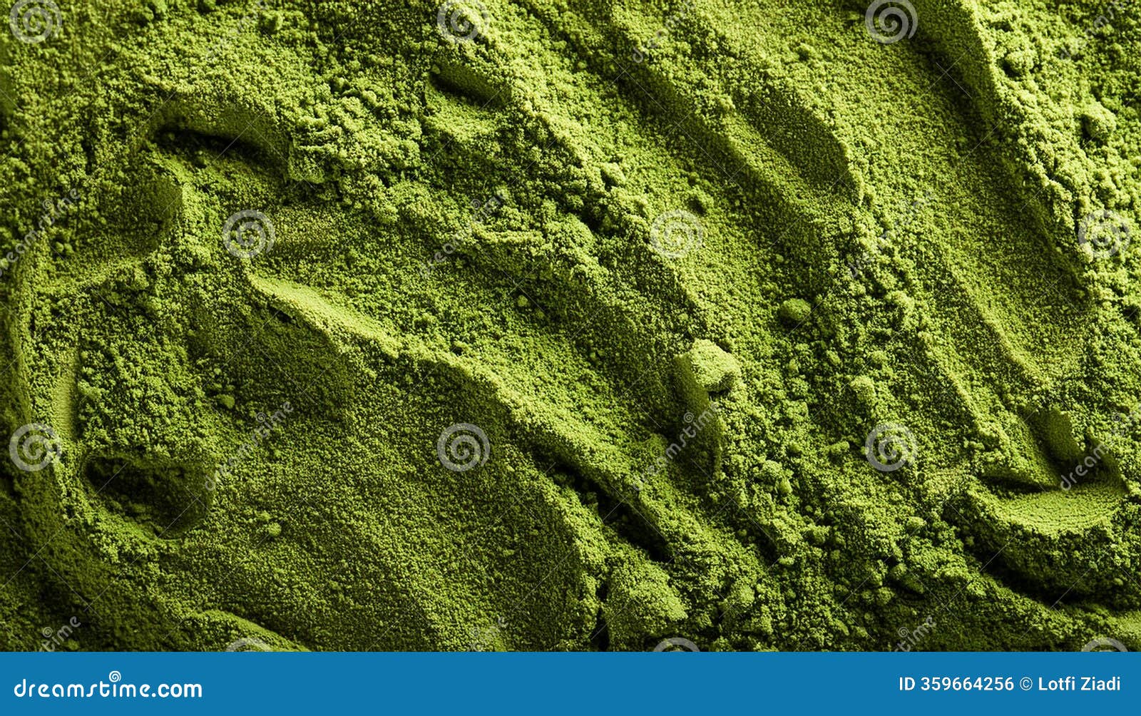 Matcha Powder Texture Background, Closeup Stock Illustration ...