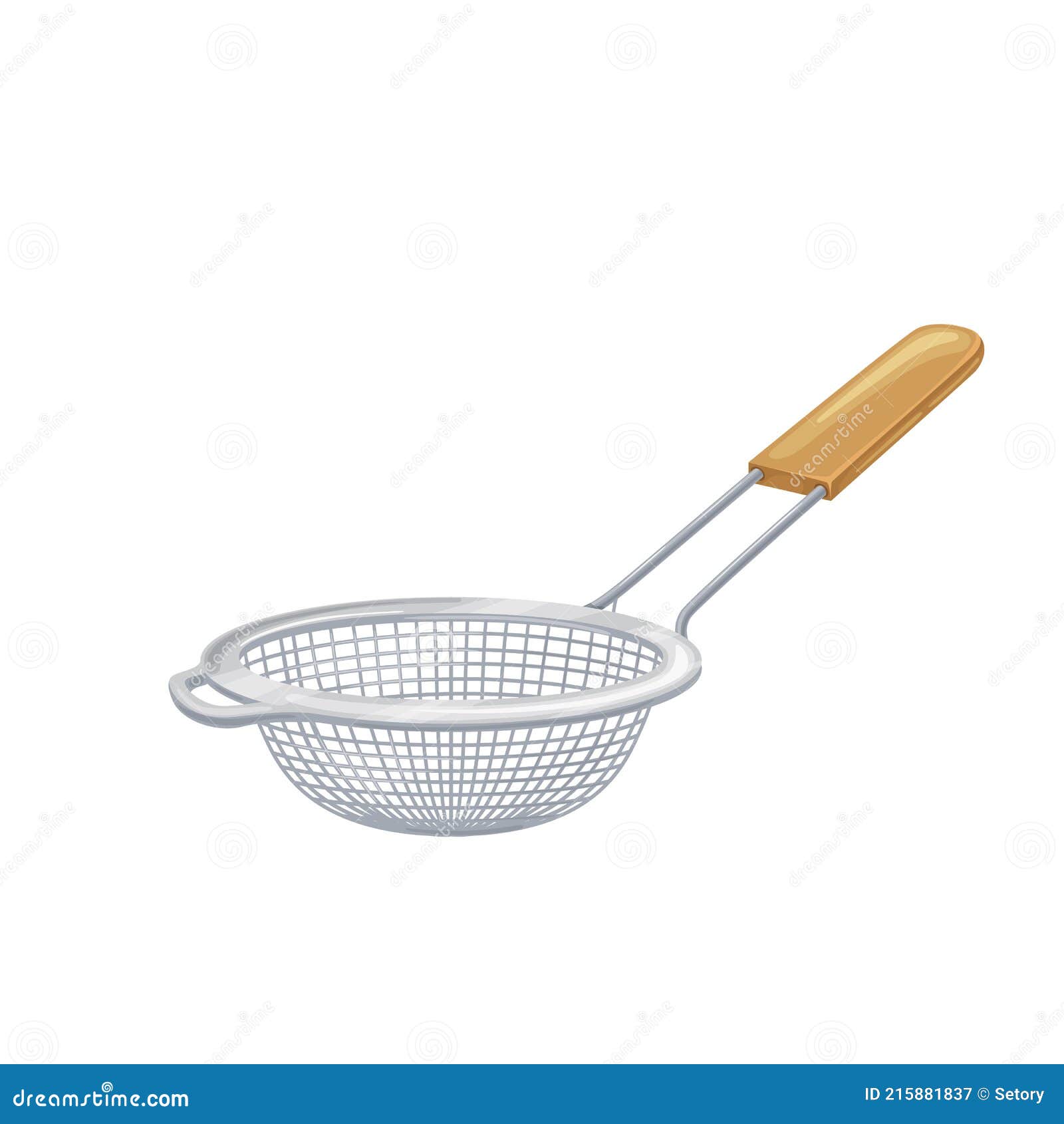 Matcha Sifter, Tea Strainer Tea Stock Vector - Illustration of white ...