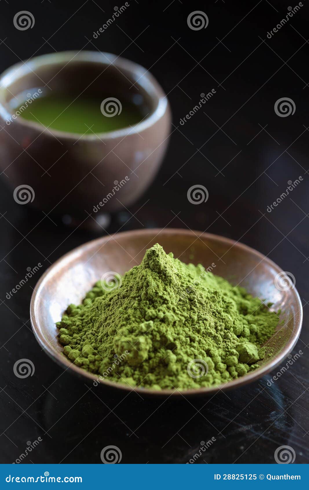 Matcha tea stock image. Image of people, indoors, bowl - 28825125
