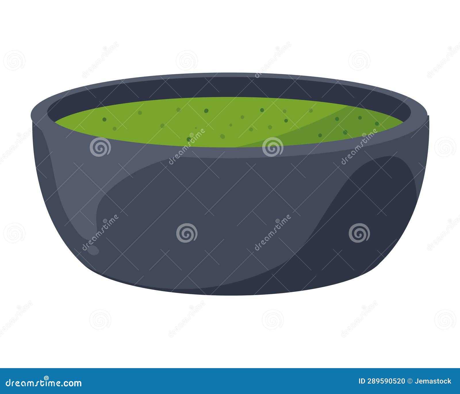 Matcha tea bowl icon stock illustration. Illustration of herb - 289590520