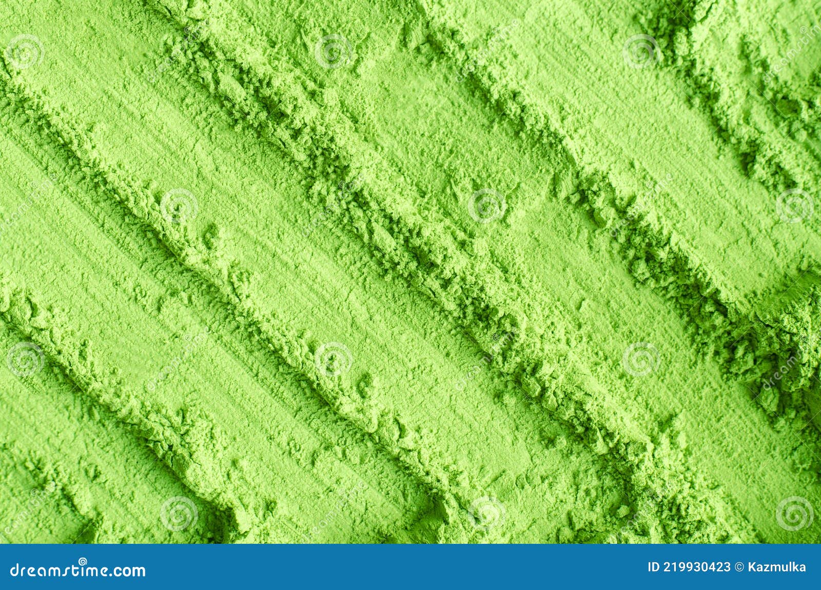 Matcha Tea Powder Background. Green Tea Texture Close Up, Selective ...
