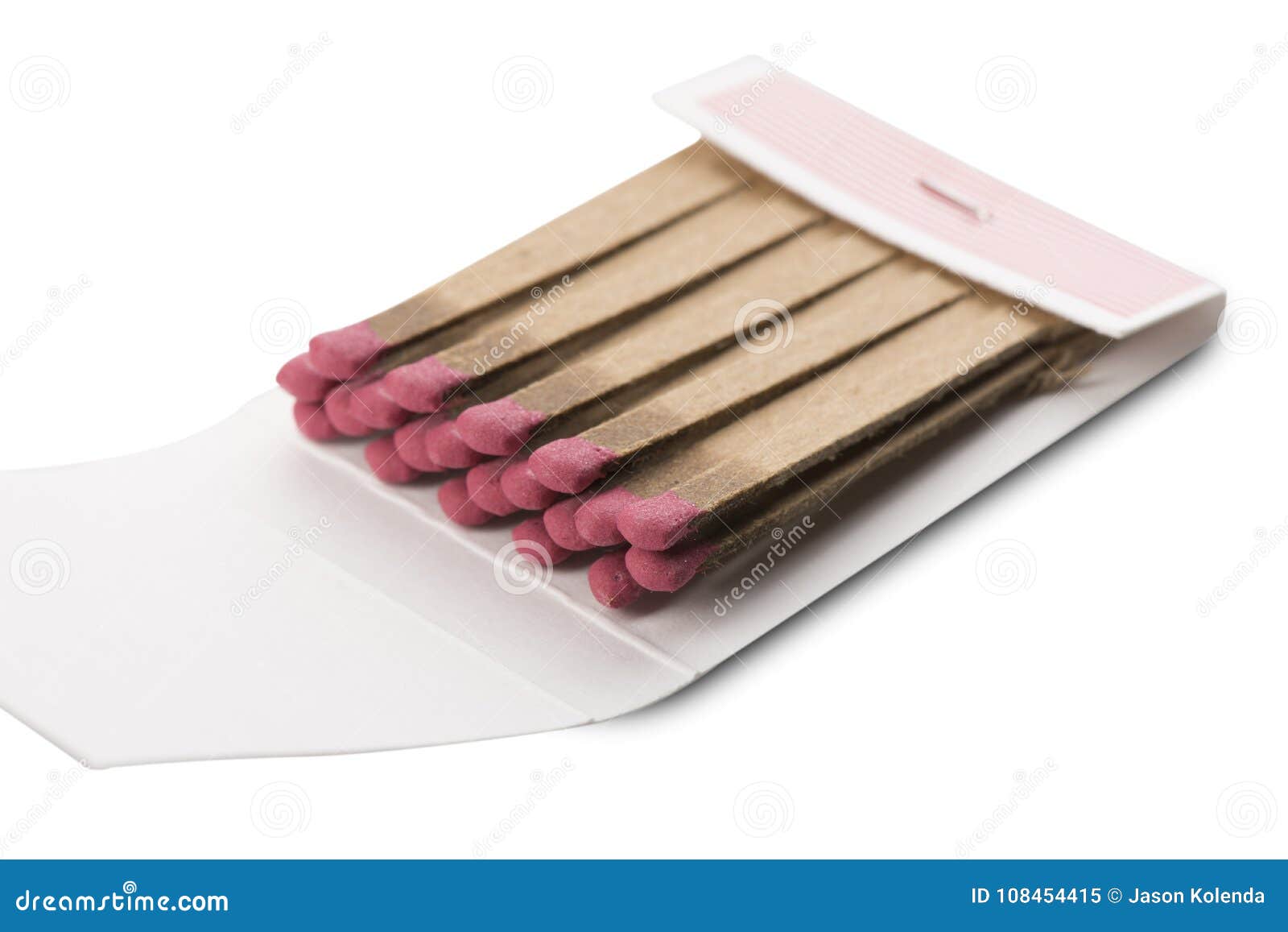Matchbook stock image. Image of light, carton, isolated - 108454415