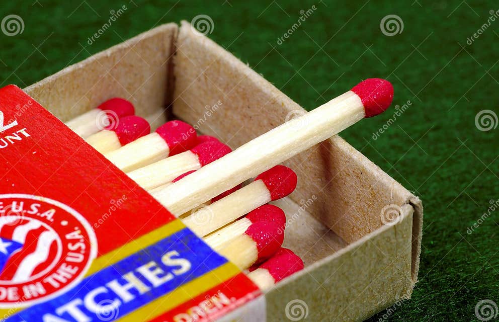 Matchbox stock photo. Image of matchbook, smoke, matchsticks - 154496